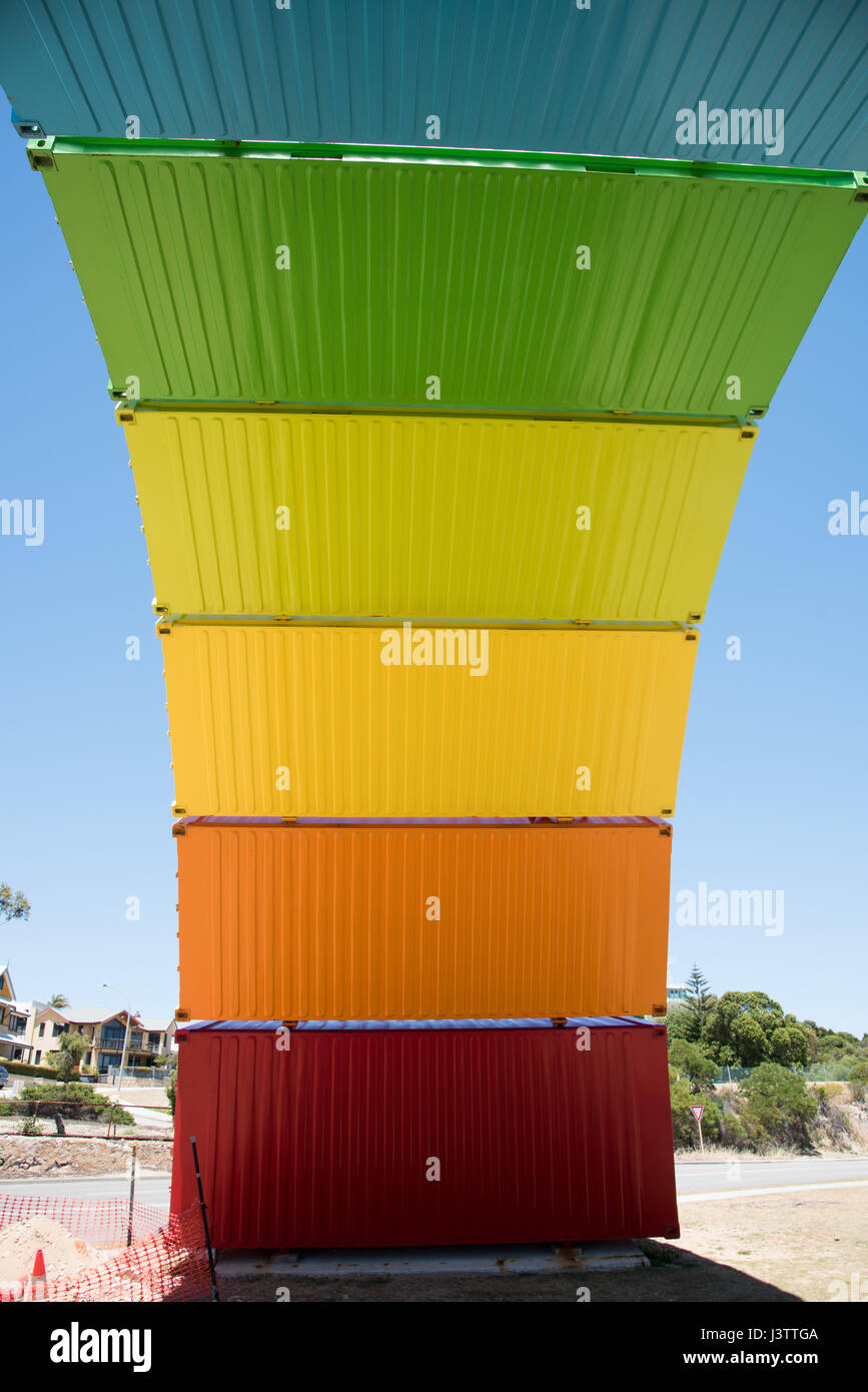 Australia shipping container rainbow hi-res stock photography and ...