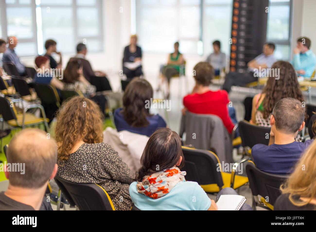 Round table discussion at business and entrepreneurship symposium ...