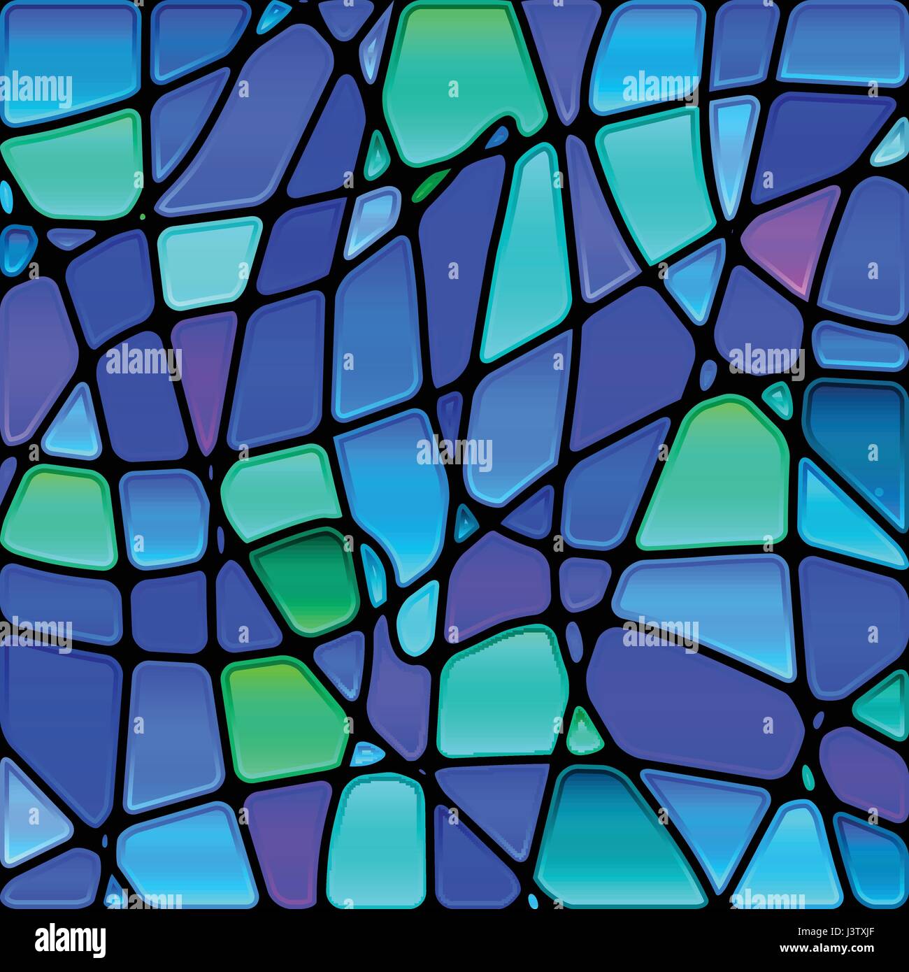 abstract vector stained-glass mosaic background Stock Vector Image ...