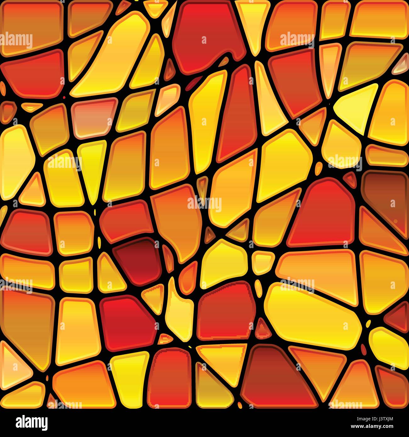 abstract vector stained-glass mosaic background Stock Vector Image ...