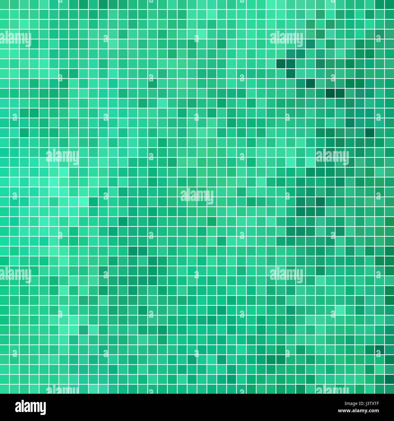 abstract vector square pixel mosaic background - teal Stock Vector ...