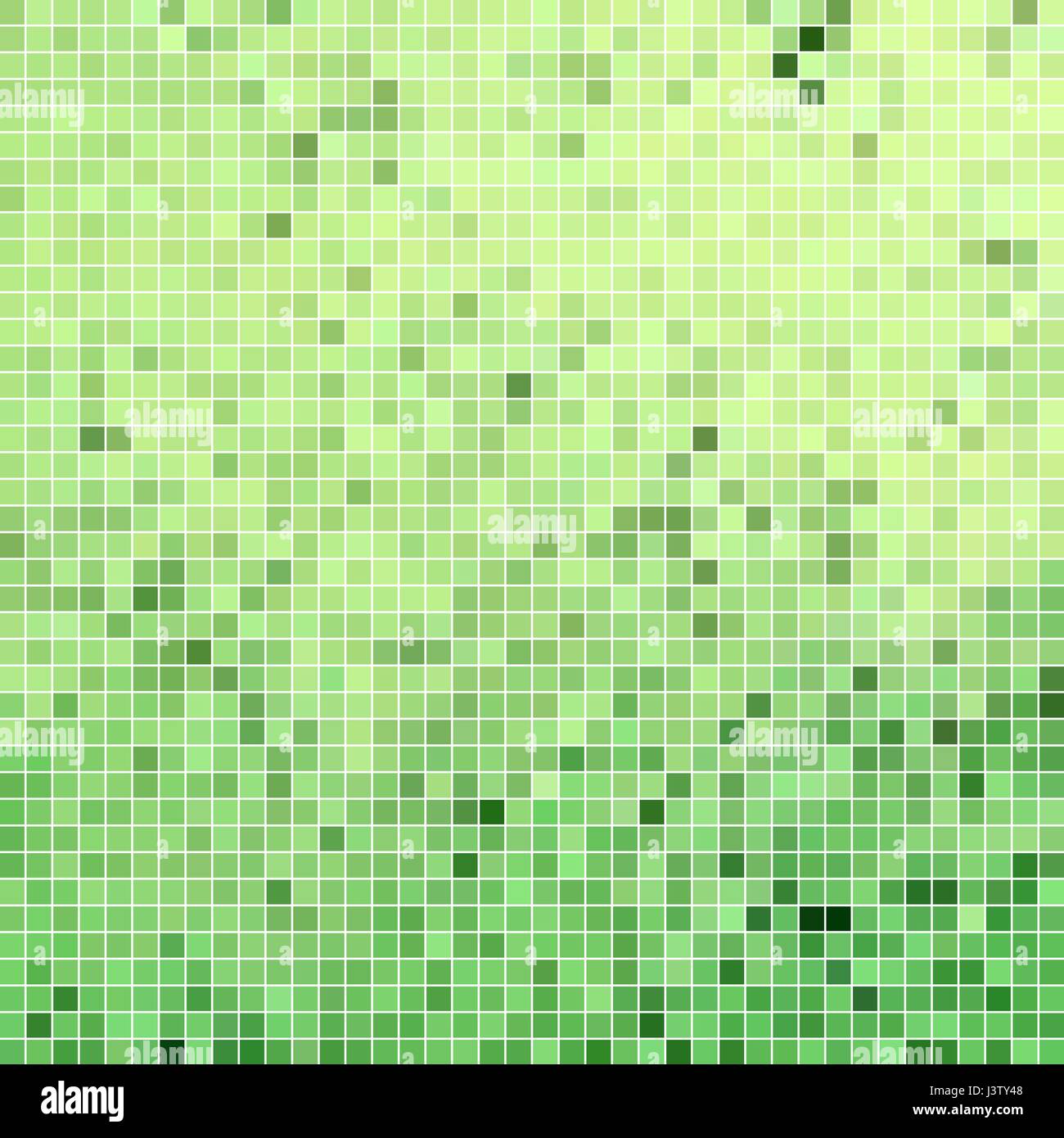 abstract vector square pixel mosaic background - light green Stock ...