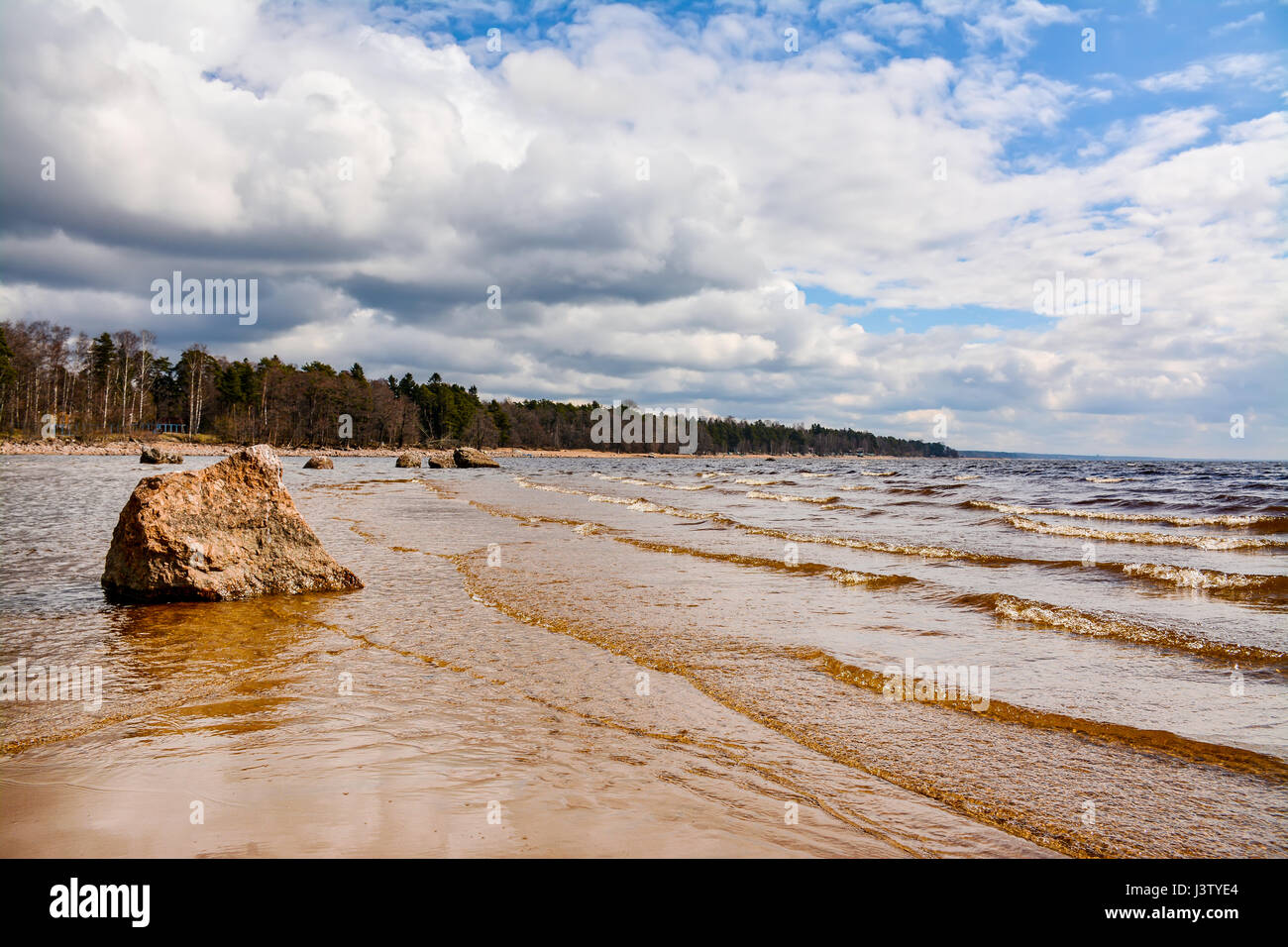 Sunny day in may on the Gulf coast Stock Photo - Alamy