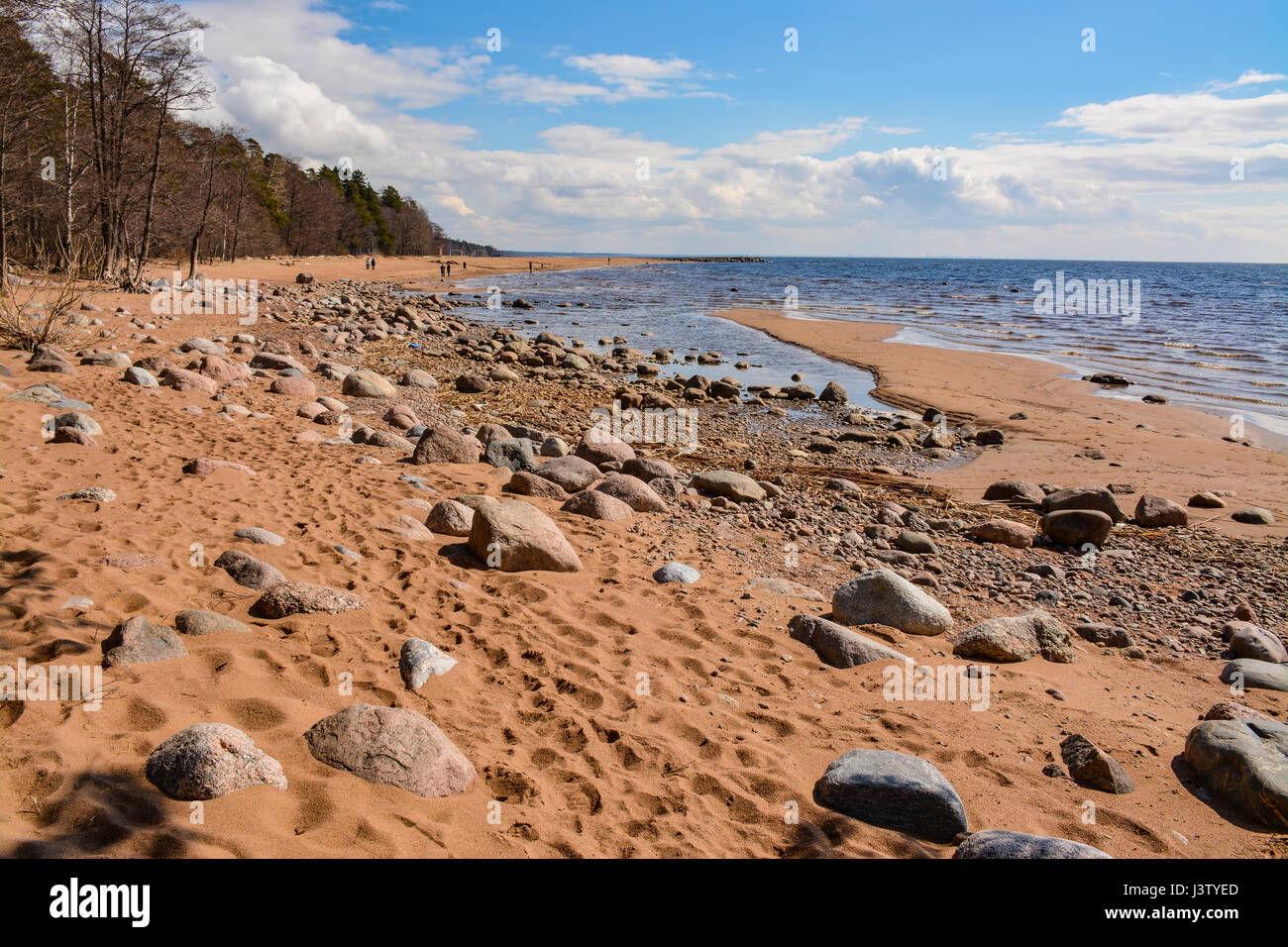 Sunny day in may on the Gulf coast Stock Photo - Alamy