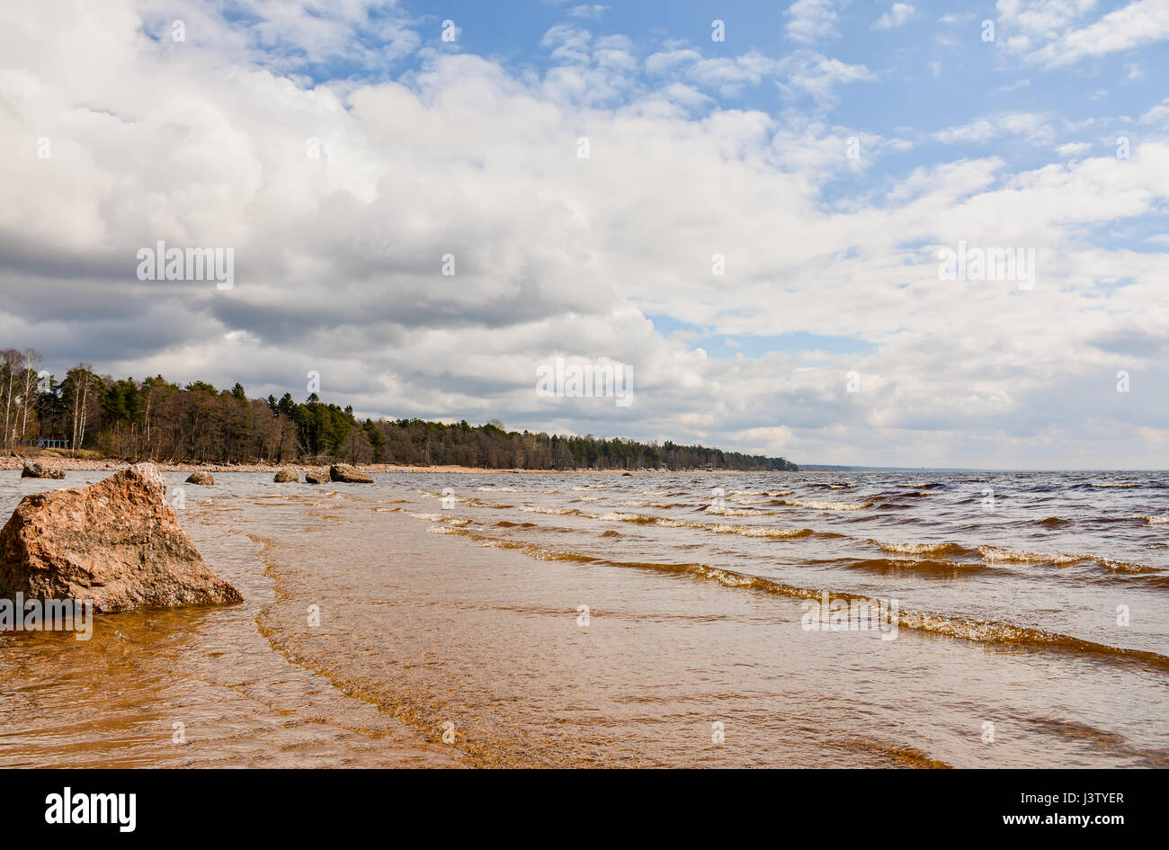 Sunny day in may on the Gulf coast Stock Photo - Alamy