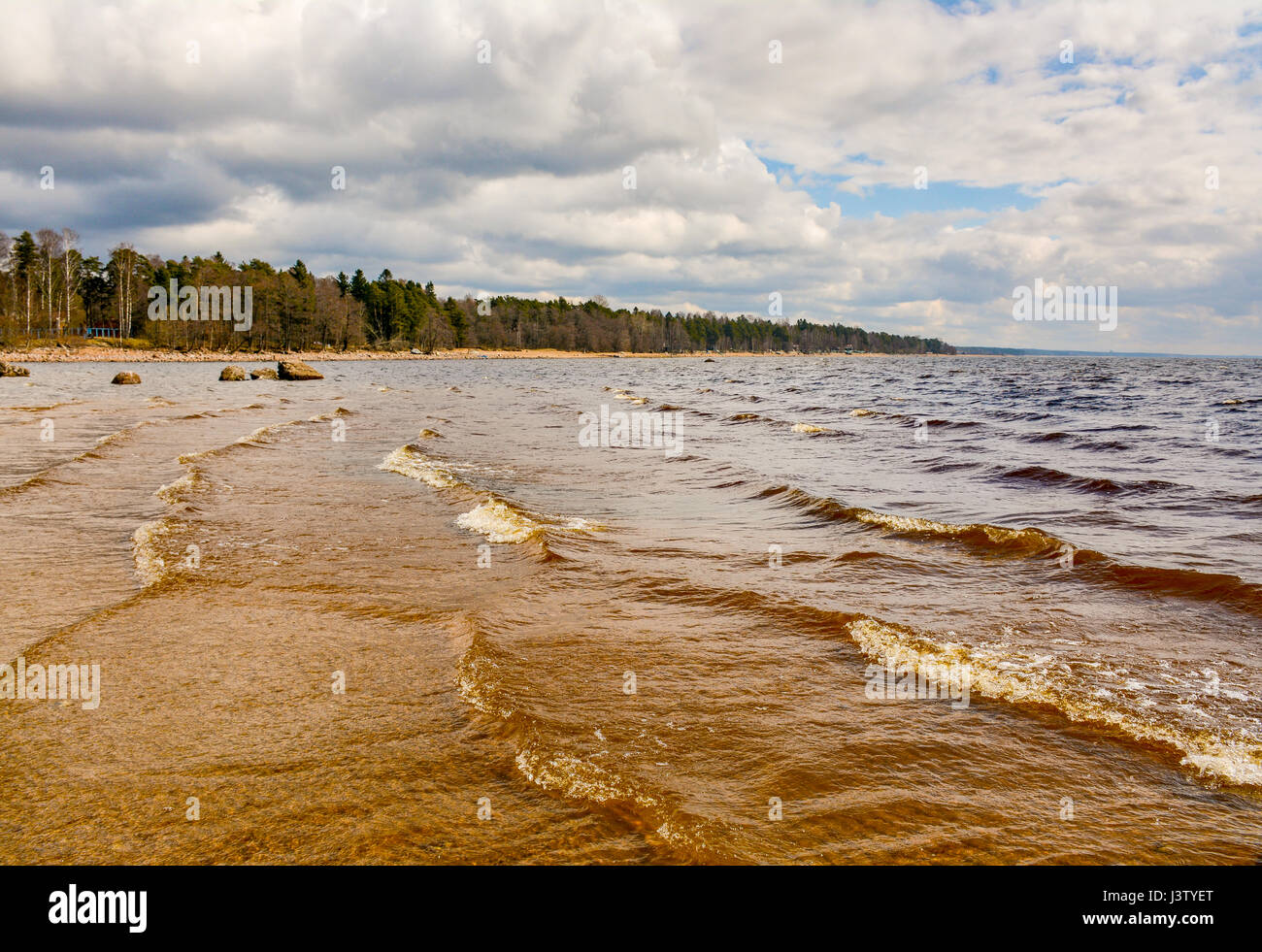 Sunny day in may on the Gulf coast Stock Photo - Alamy