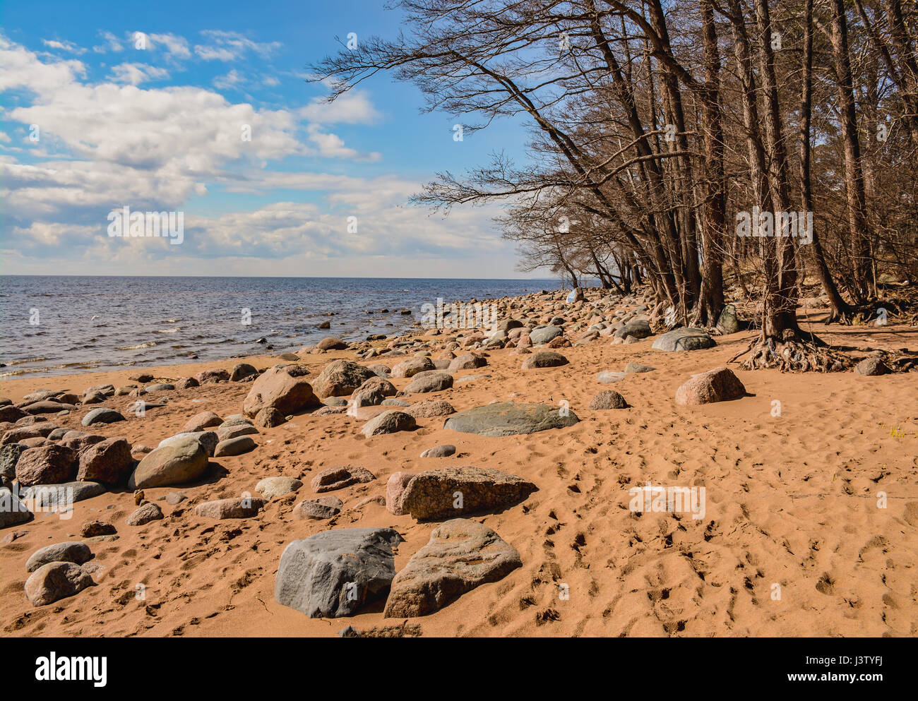 Sunny day in may on the Gulf coast Stock Photo - Alamy