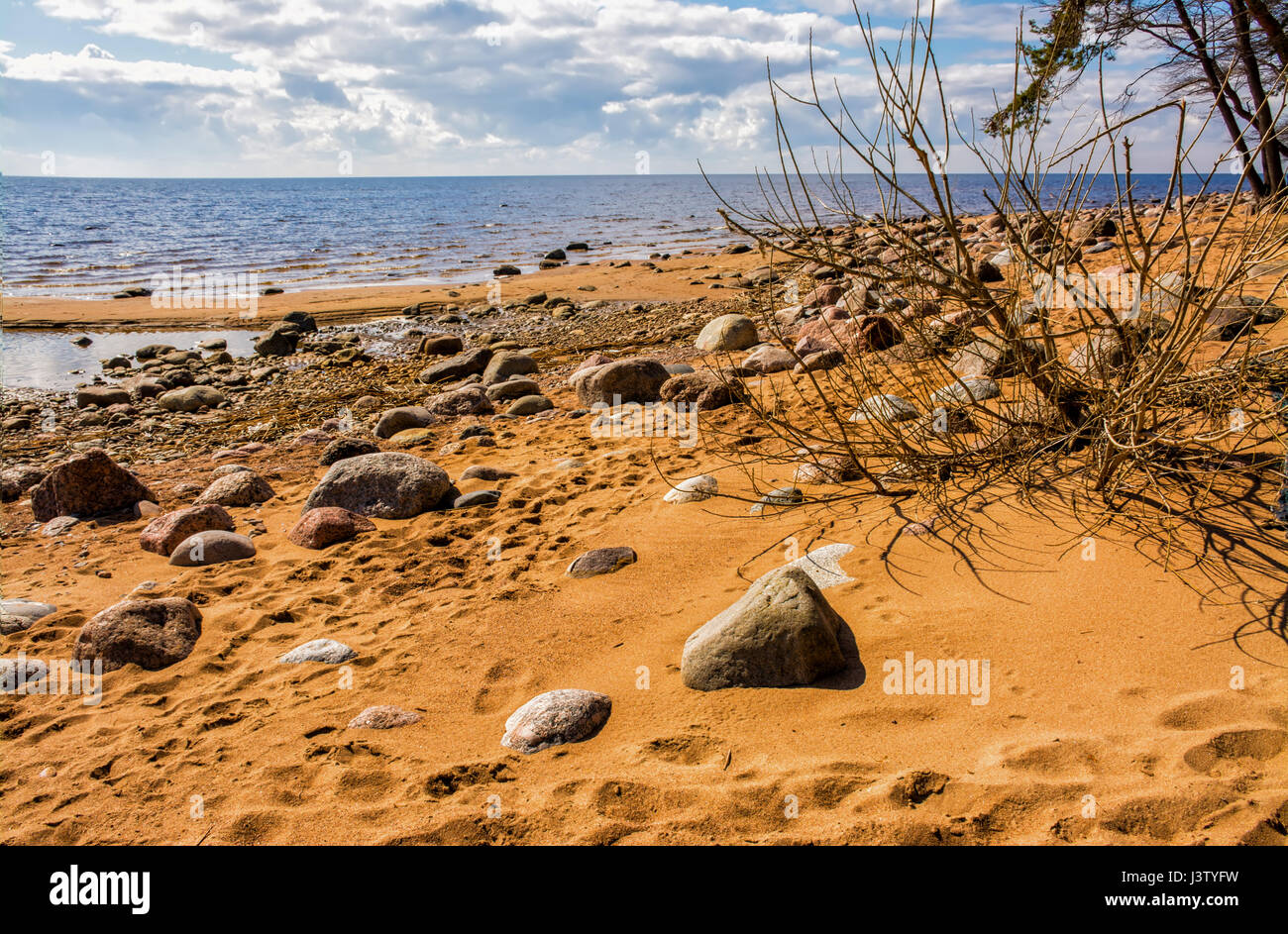 Sunny day in may on the Gulf coast Stock Photo - Alamy