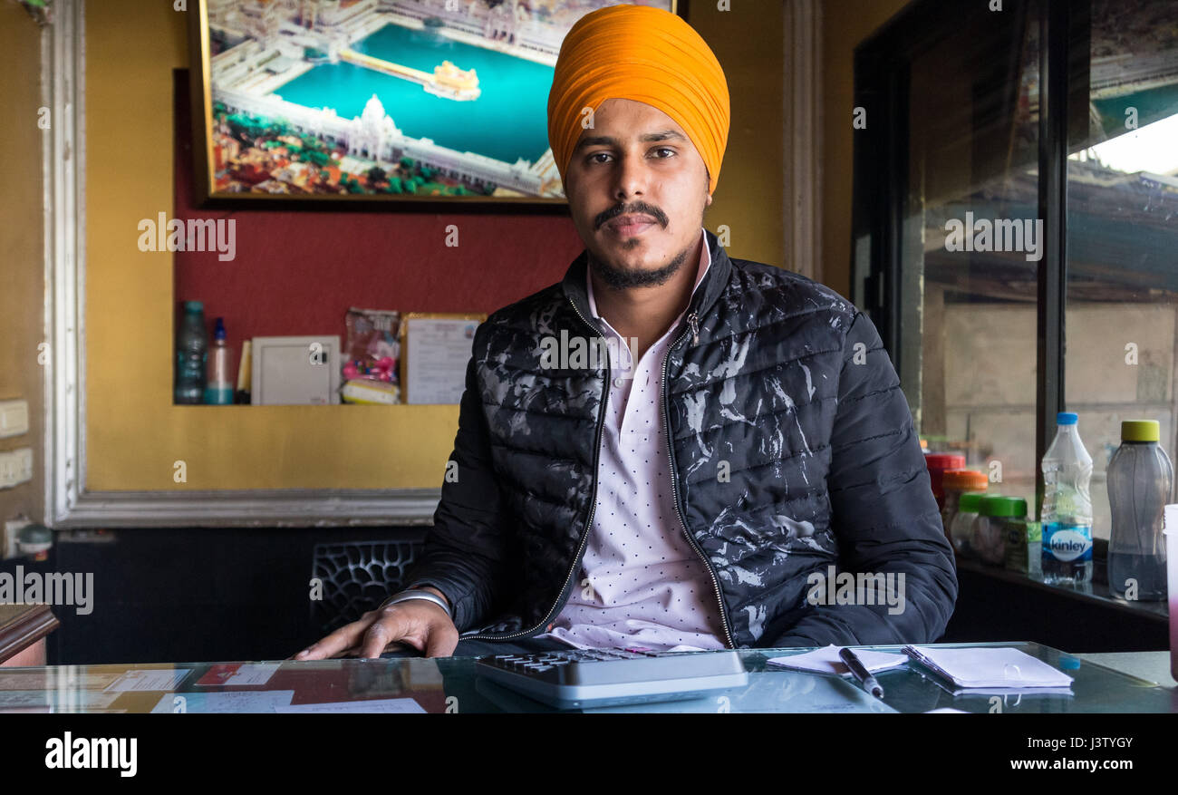 Cafe owner, Bijapur, Chhattisgarh, India Stock Photo - Alamy