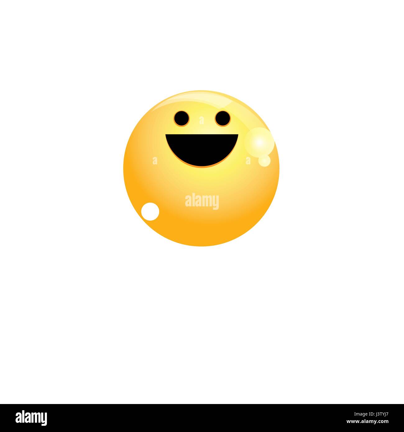 Vector smile icon isolated on white background Stock Vector Image & Art ...