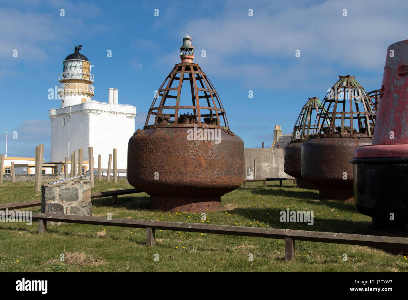 Kinnaird Head Lighthouse at Fraserburgh, Scotland Stock Photo - Alamy