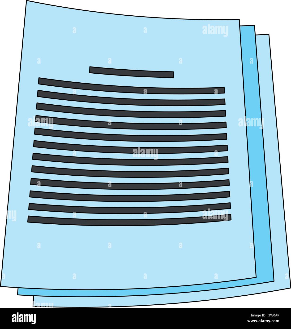 color image cartoon documents with script Stock Vector Image & Art - Alamy