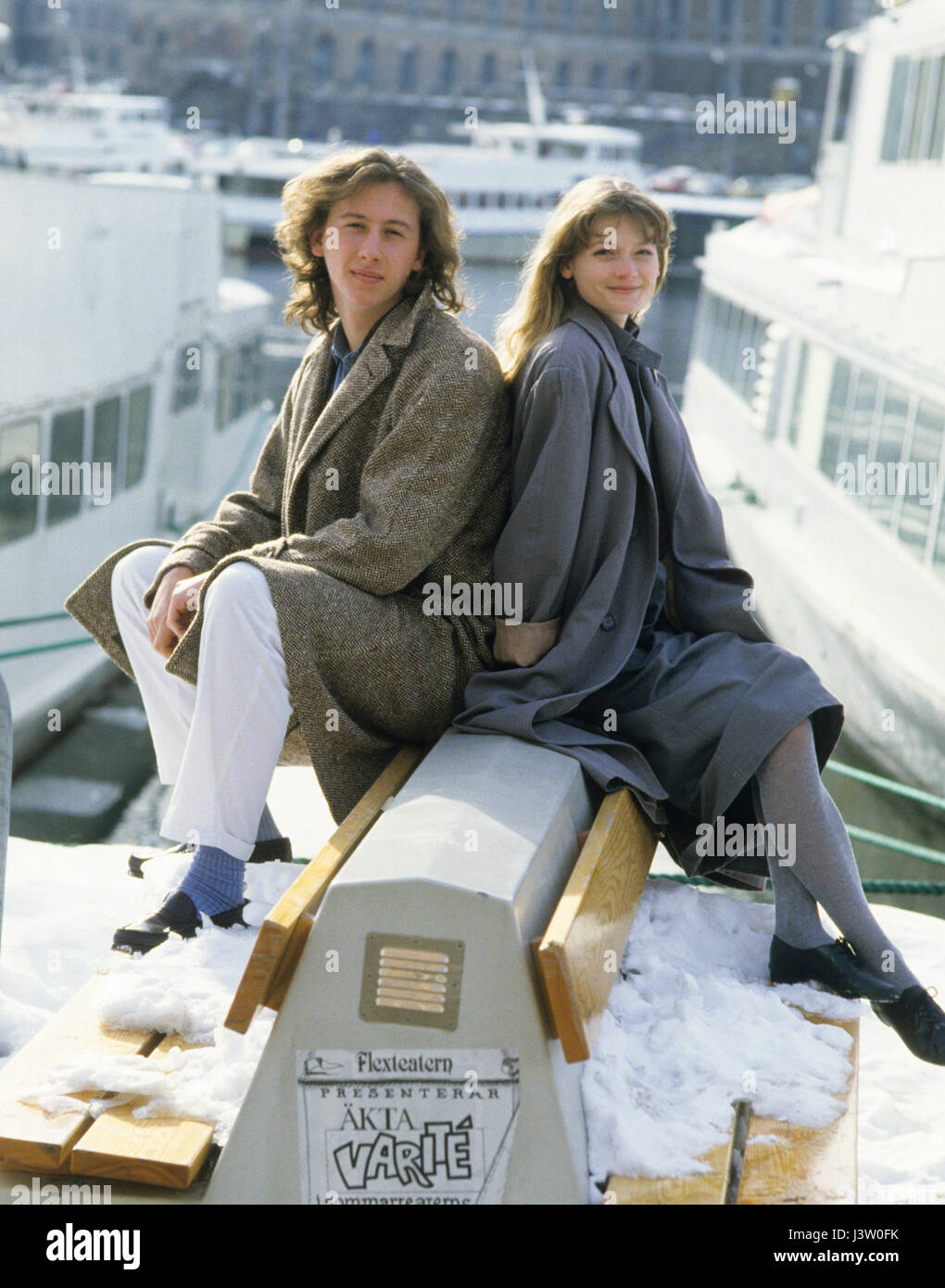 Sophie Ward and Nicolas Rowe launching The young Sherlock Holmes 1985 ...