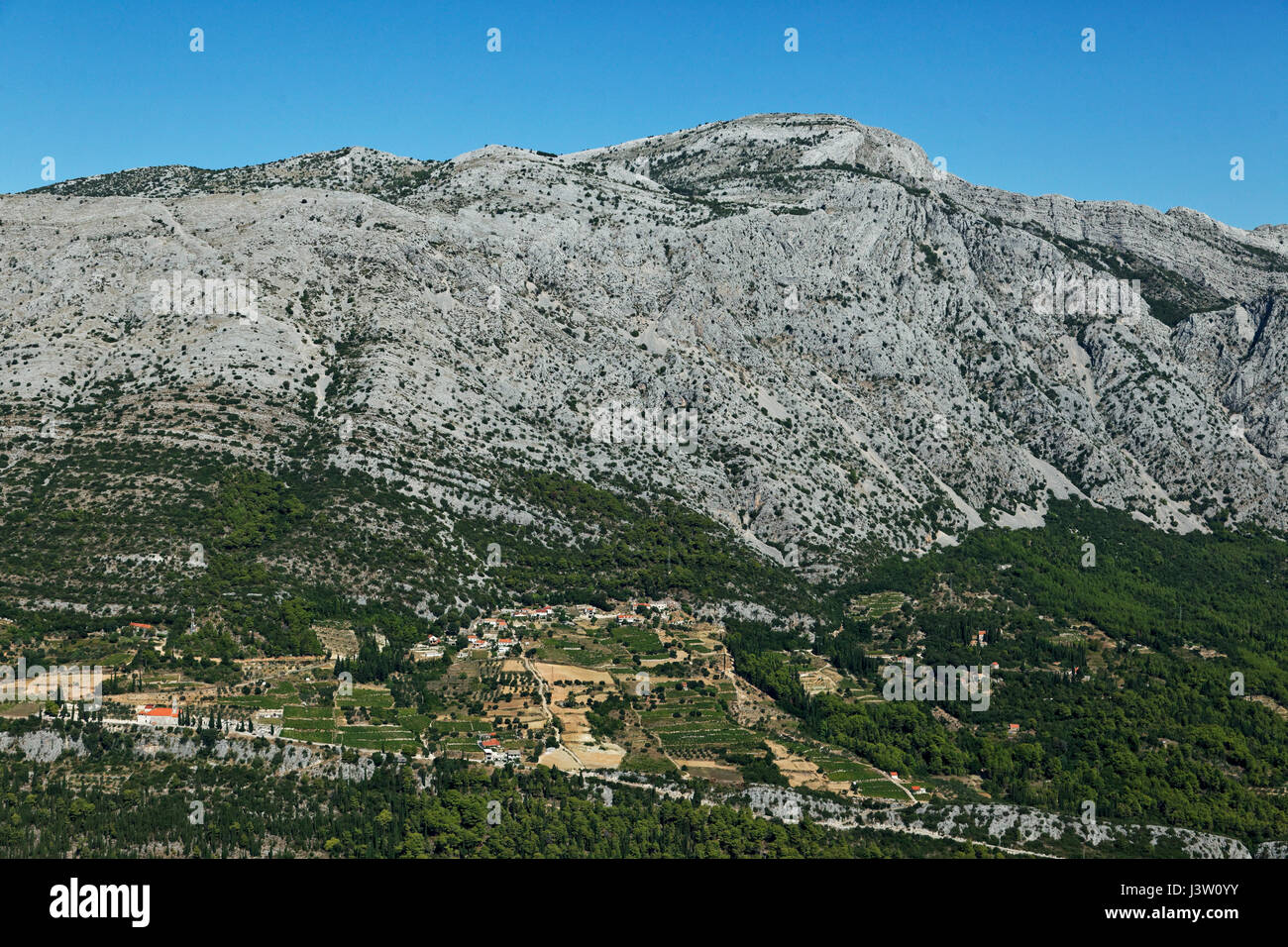 Aerial view of Orebić town on Pelješac, Croatia Stock Photo - Alamy