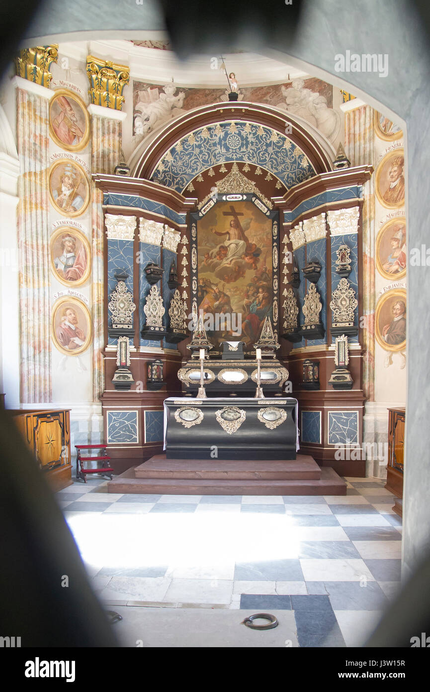 Baroque Christ the Redeemer Chapel or Szembek Chapel in gothic ...