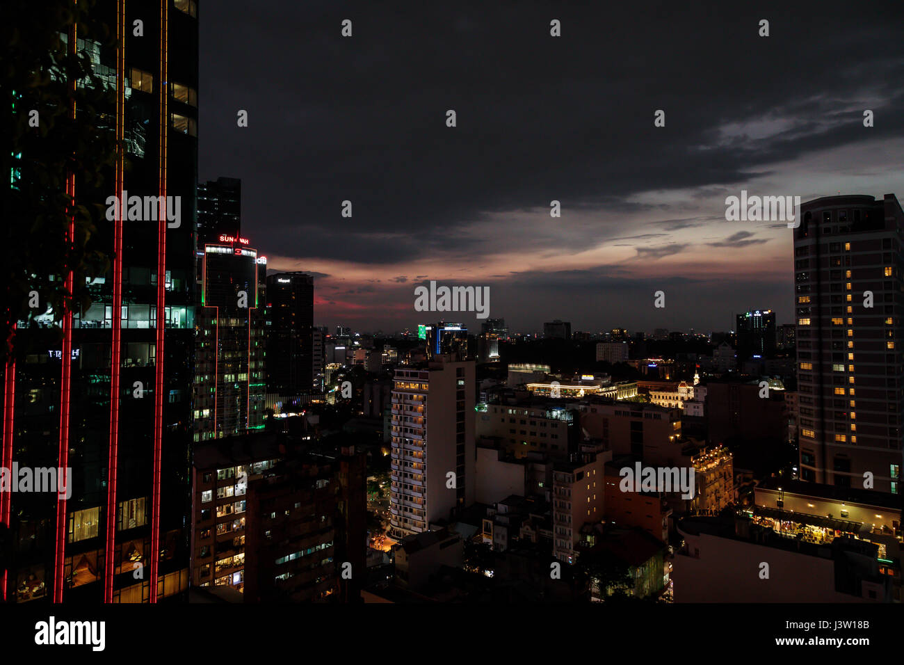 Saigon cityscape hi-res stock photography and images - Alamy