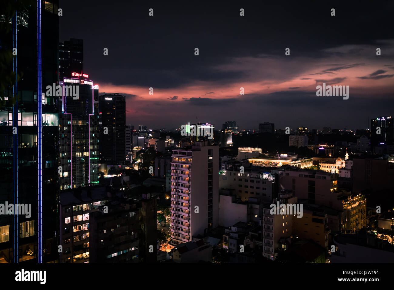 Saigon cityscape hi-res stock photography and images - Alamy