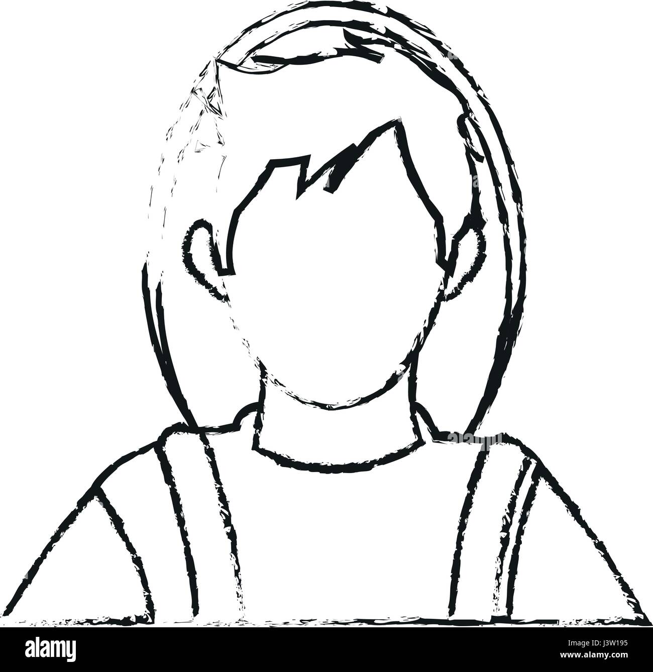 blurred silhouette image cartoon faceless half body hacker with coat ...
