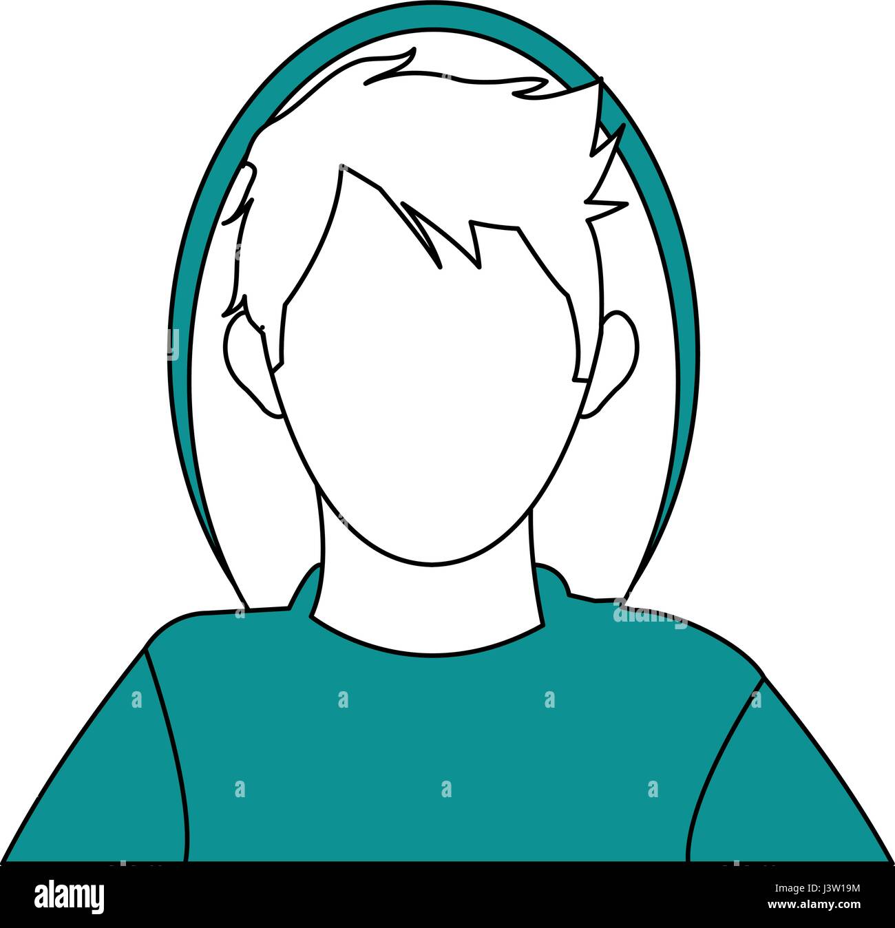 color silhouette image cartoon faceless half body hacker with coat ...