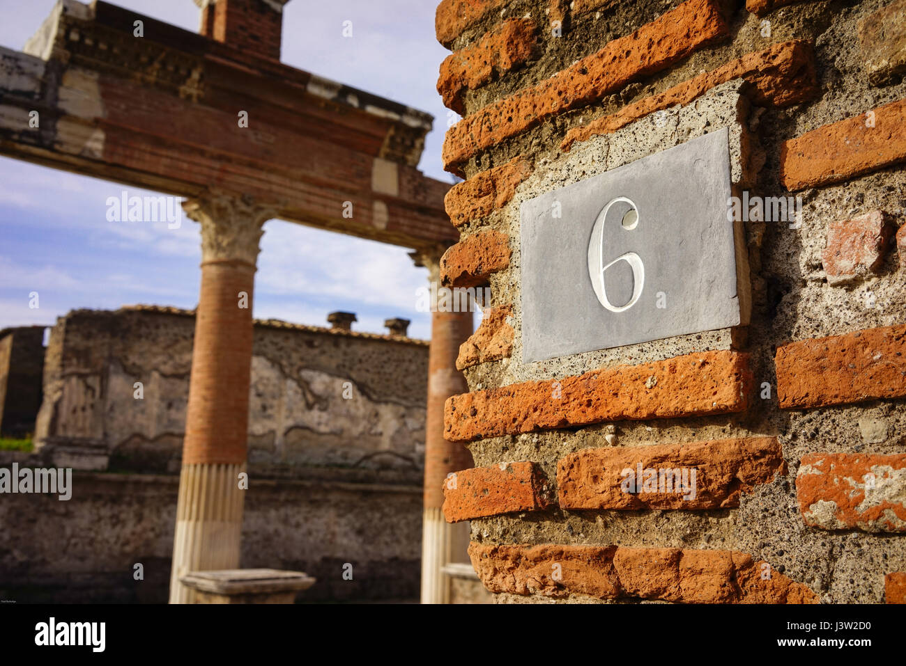 The city buried under ash, Pompeii in Italy near Naples Stock Photo - Alamy