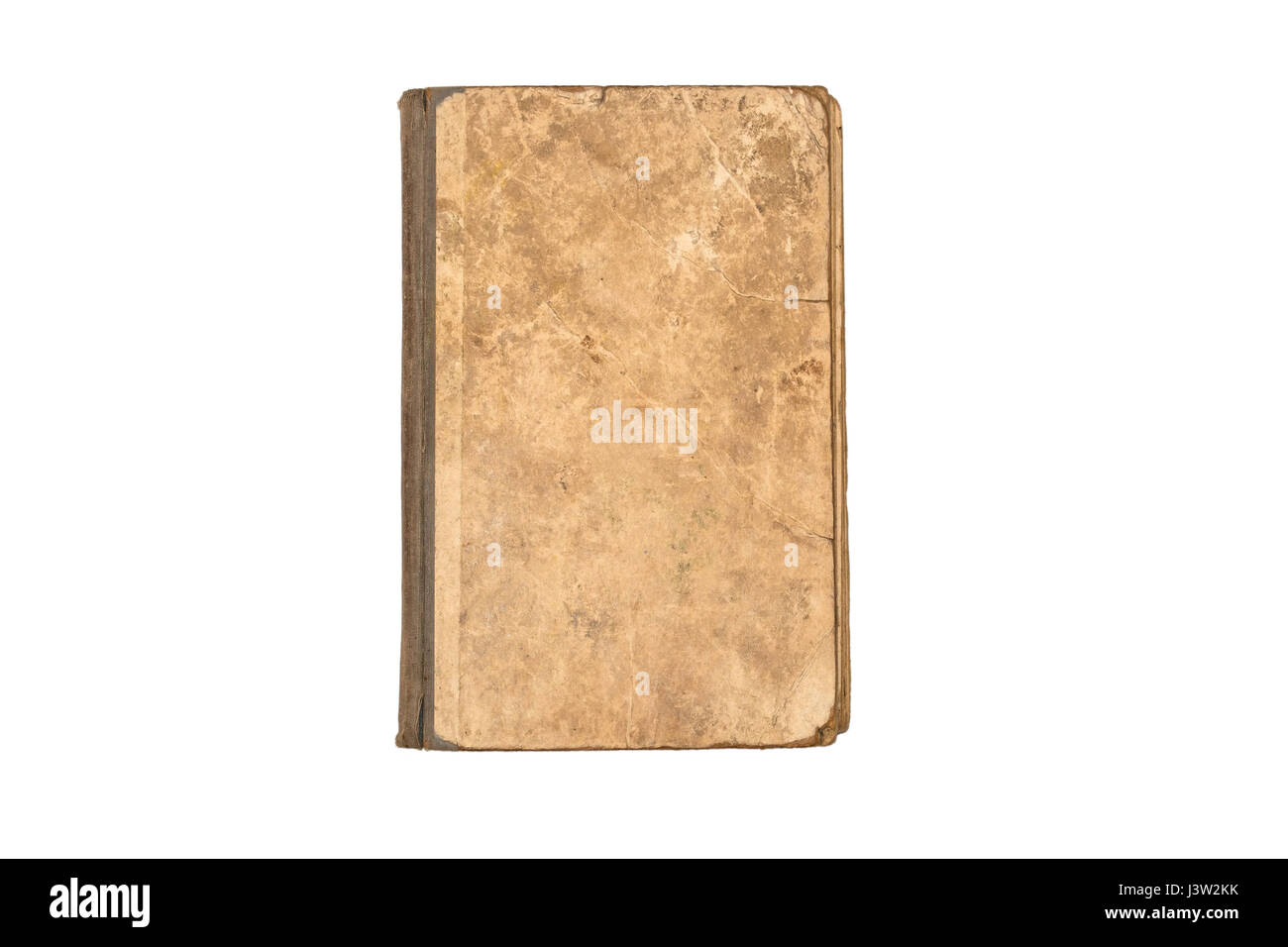 Old torn book isolated on white background. Vintage Tattered Book Stock ...