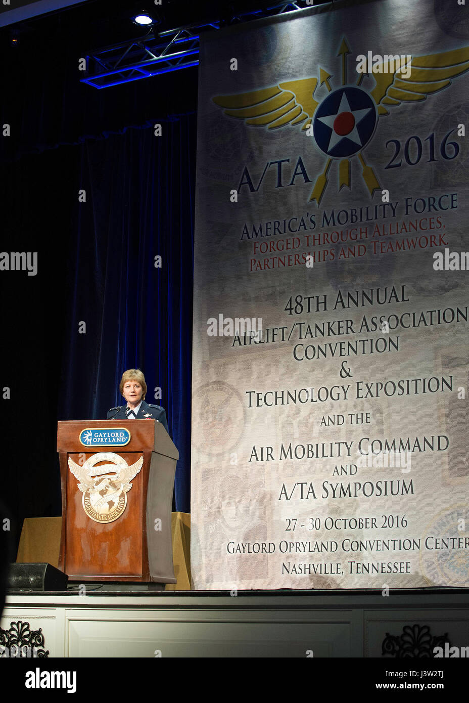 Air Force Reserve Chief, Lt. Gen. Maryanne Miller addresses the 2016 ...