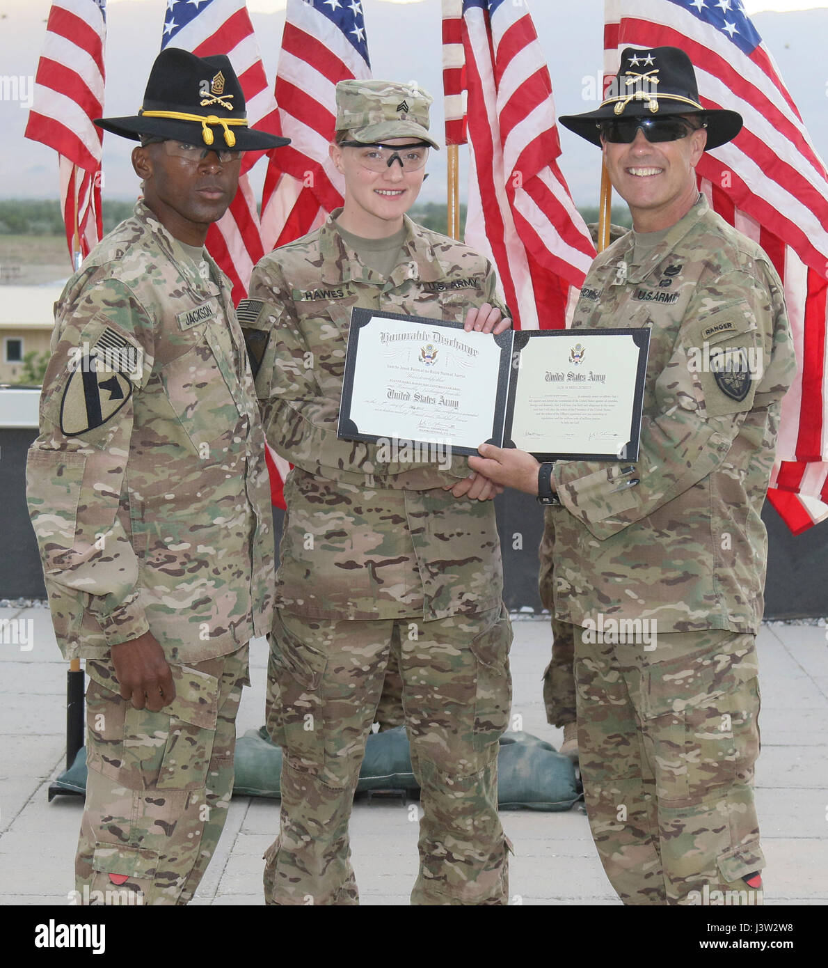 The 1st Cavalry Division Sustainment Brigade hosted a mass reenlistment ...