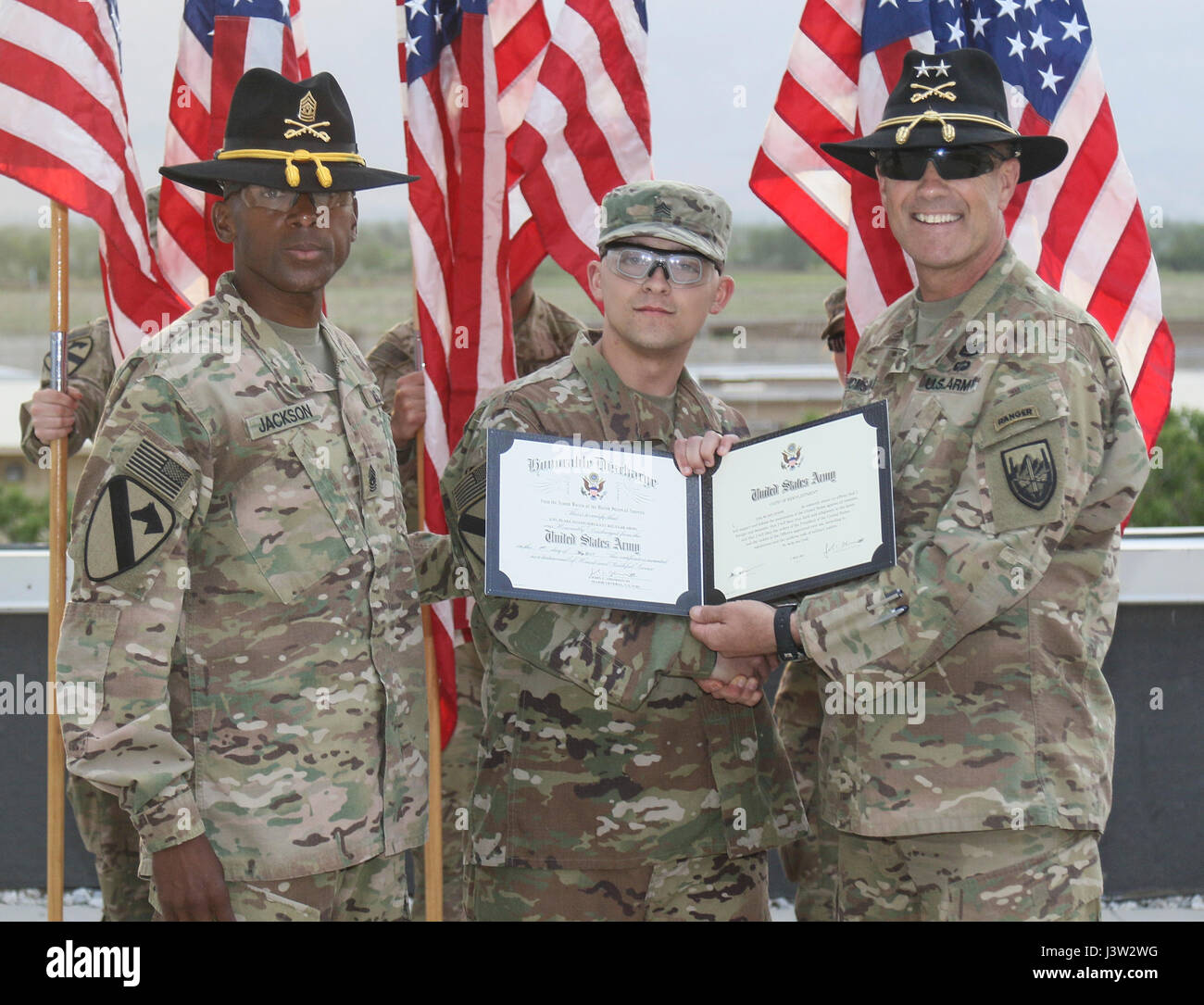 The 1st Cavalry Division Sustainment Brigade hosted a mass reenlistment ...