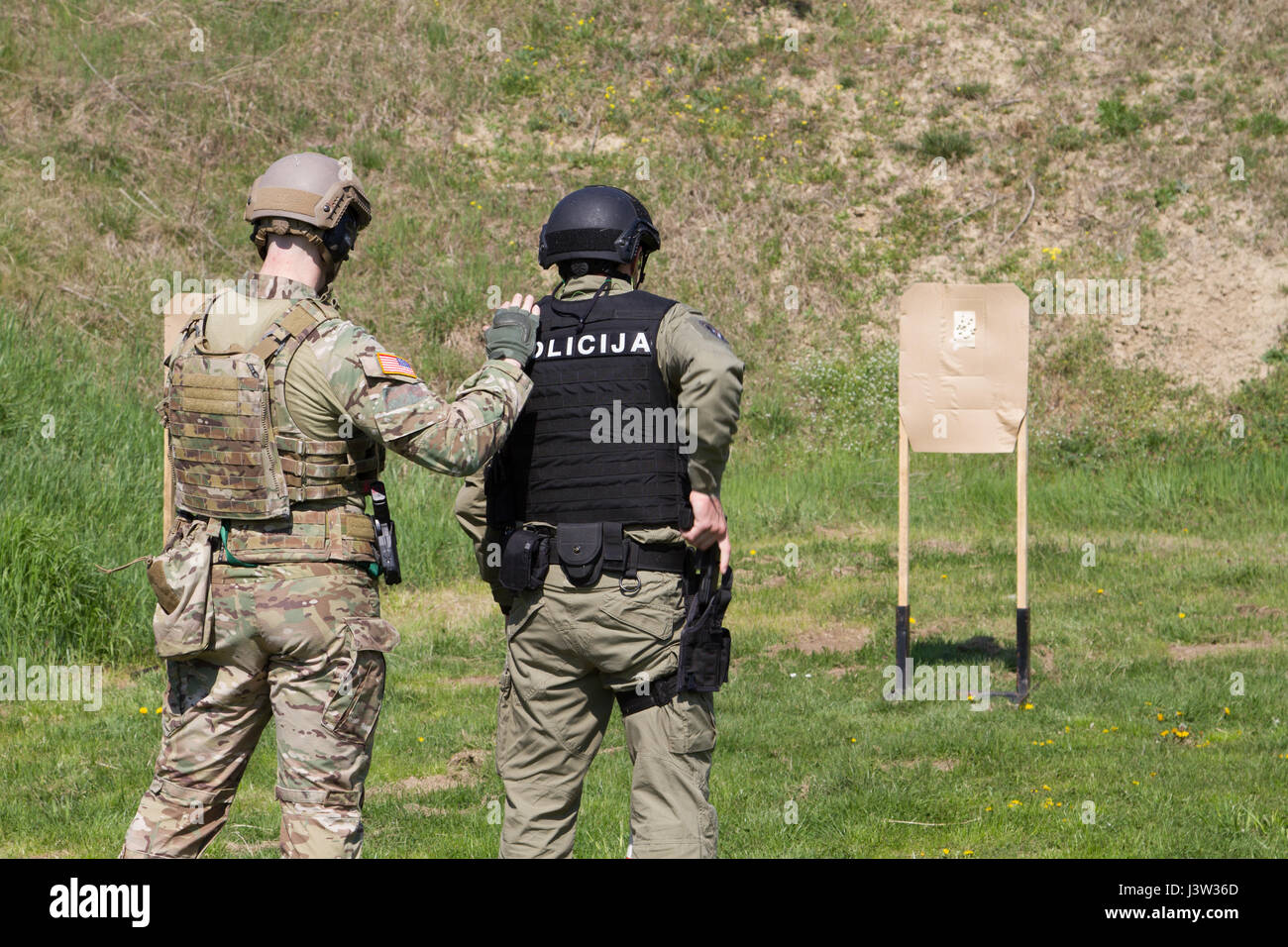 U.S. special operation forces help train the Serbian Special Anti ...