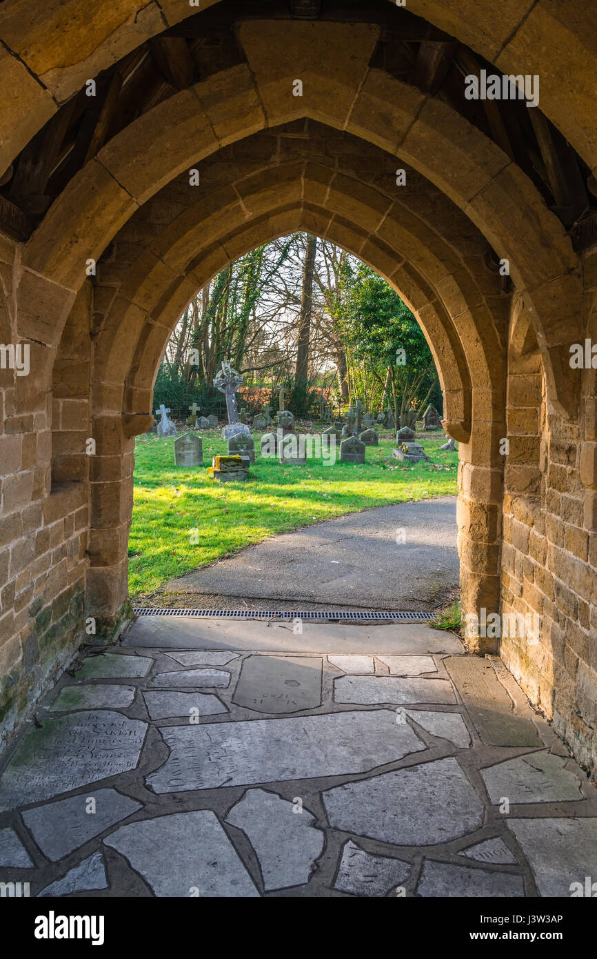 St Nicolas Church Tunnel Stock Photo - Alamy