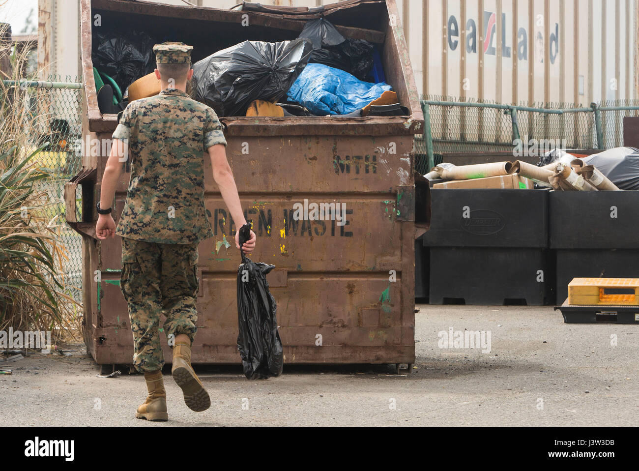 Pfc. Michael Powell, an artillery mechanic with Combat Logistics ...