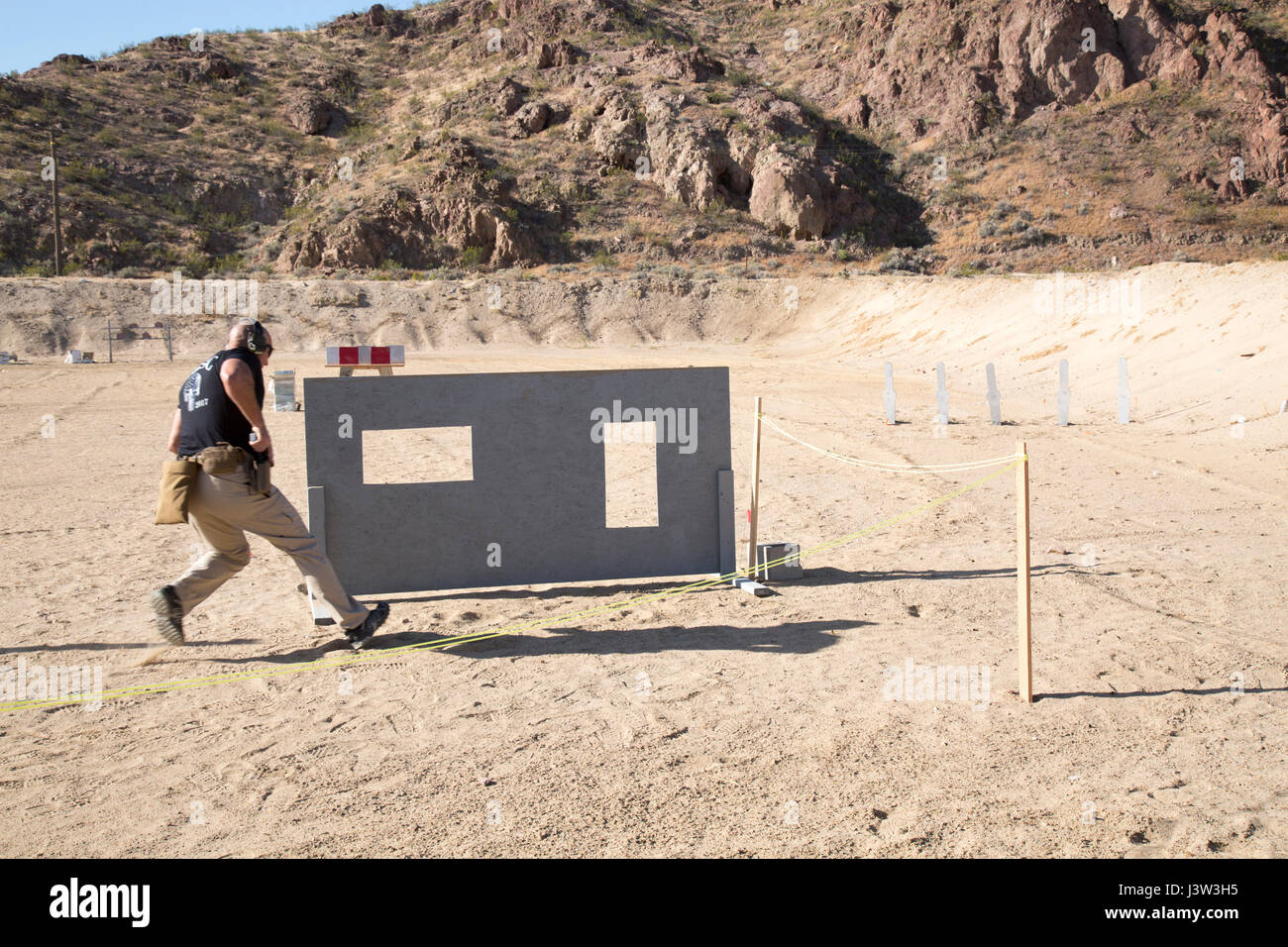 Corporal Michael Routson with Marine Corps Logistics Base Barstow's ...
