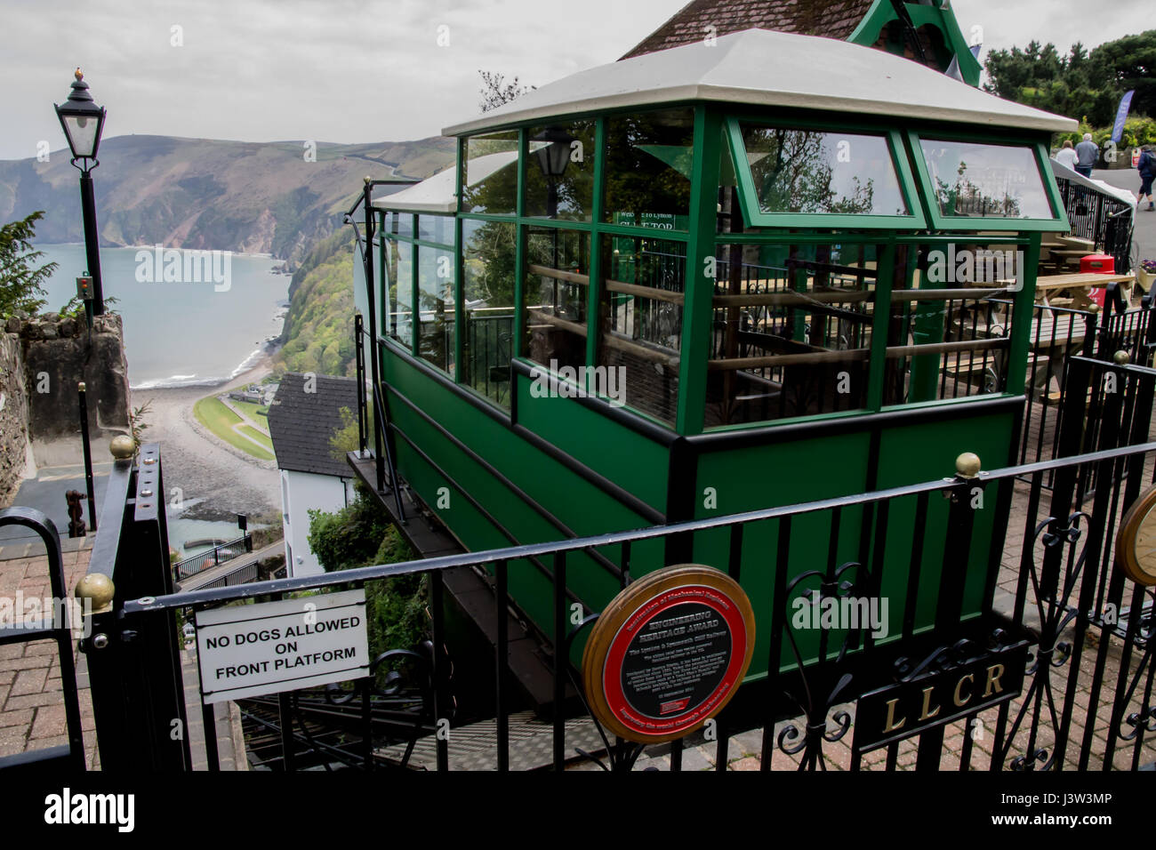 This is a water powered funicular railway joining the towns of Lynton ...