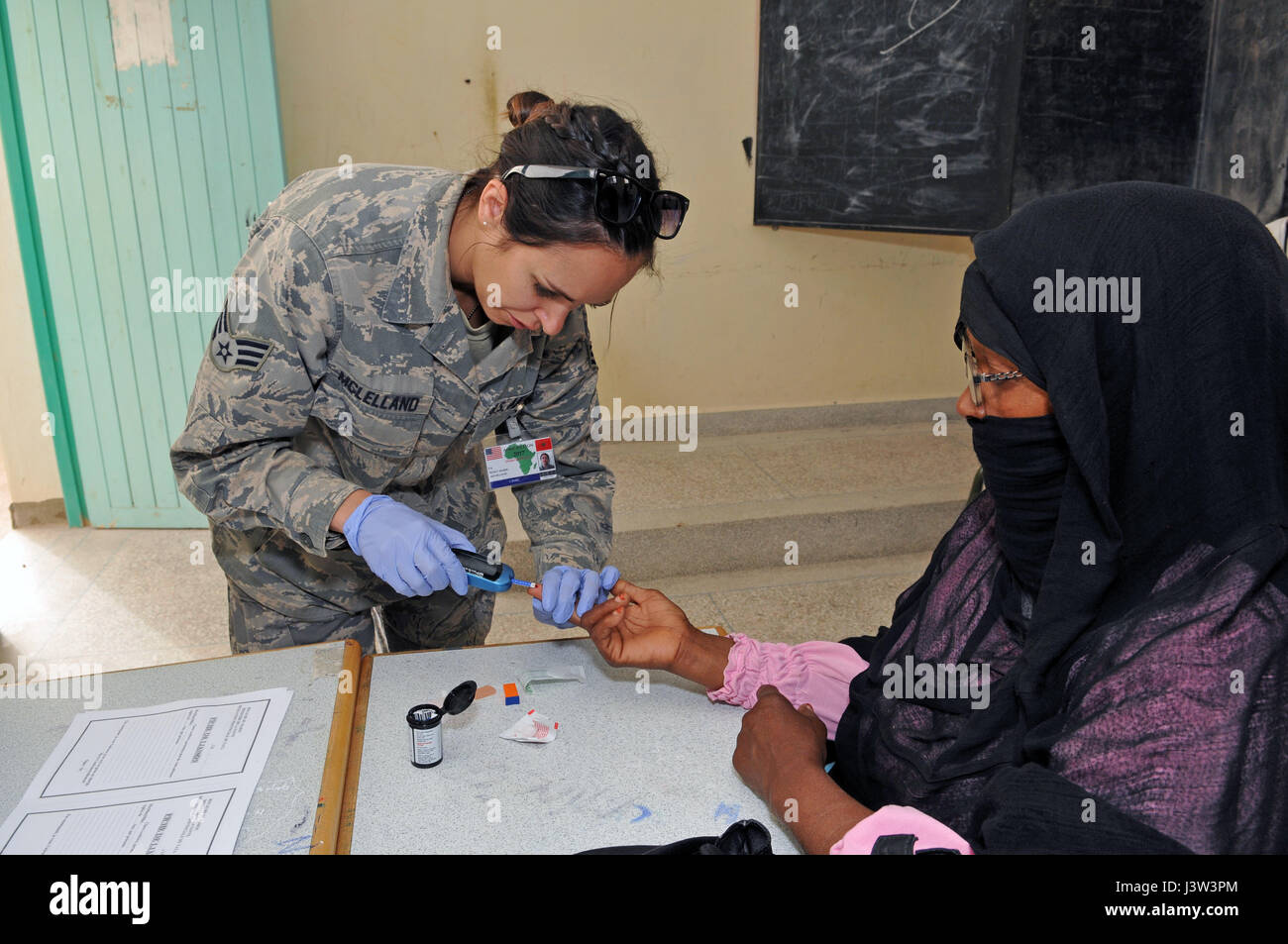 U.S. Air National Guard and Air Force Reserve personnel provide medical ...