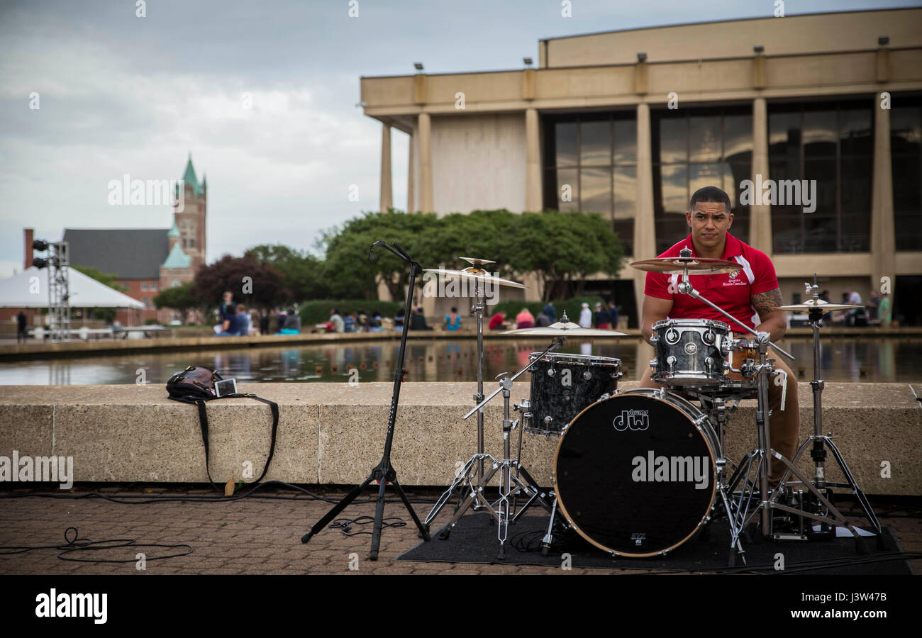 U.S. Marine Corps Sgt. Maxamillion Dutton, enlisted musician, Quantico ...