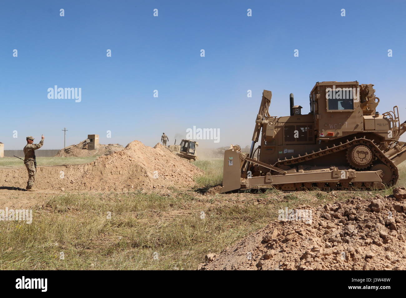 U.S. Army Sgt. Frederick Mickle, a horizontal construction engineer ...