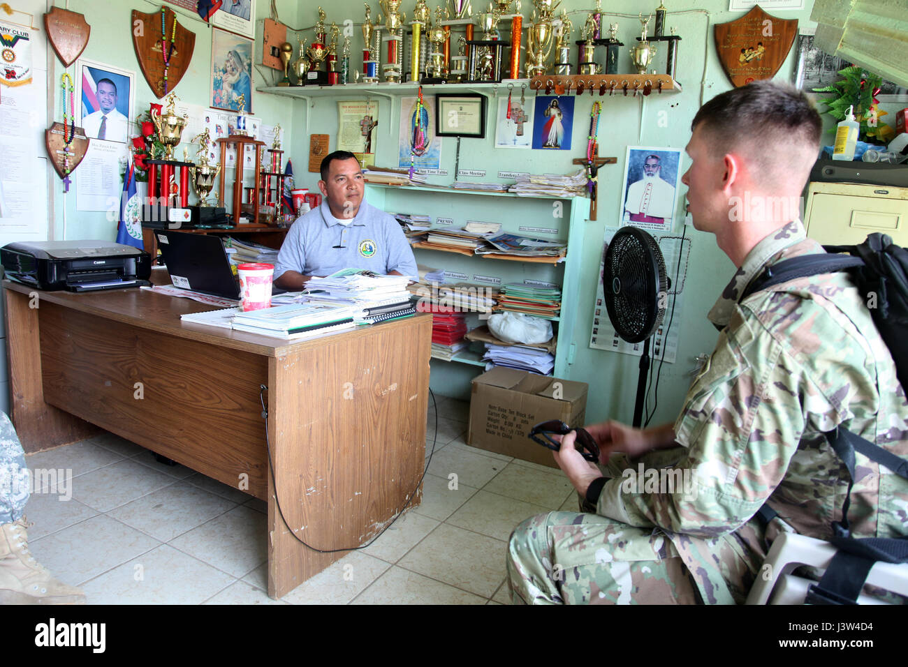 U.S. Army Spc. Kyle Grimshaw with 344th Tactical Psychological ...