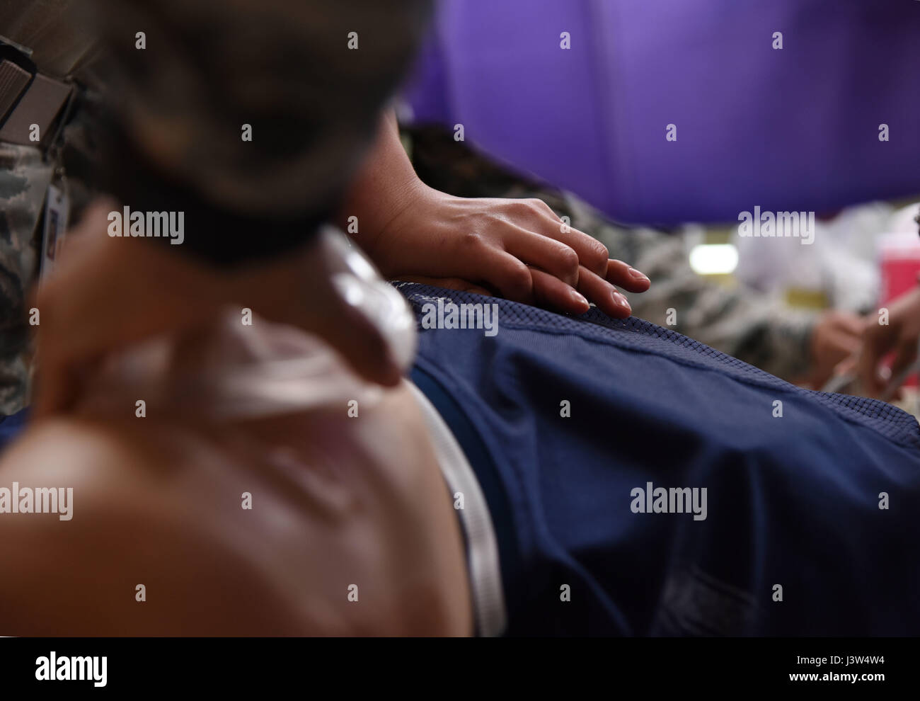 The 81st Medical Operations Squadron conducts cardiopulmonary ...