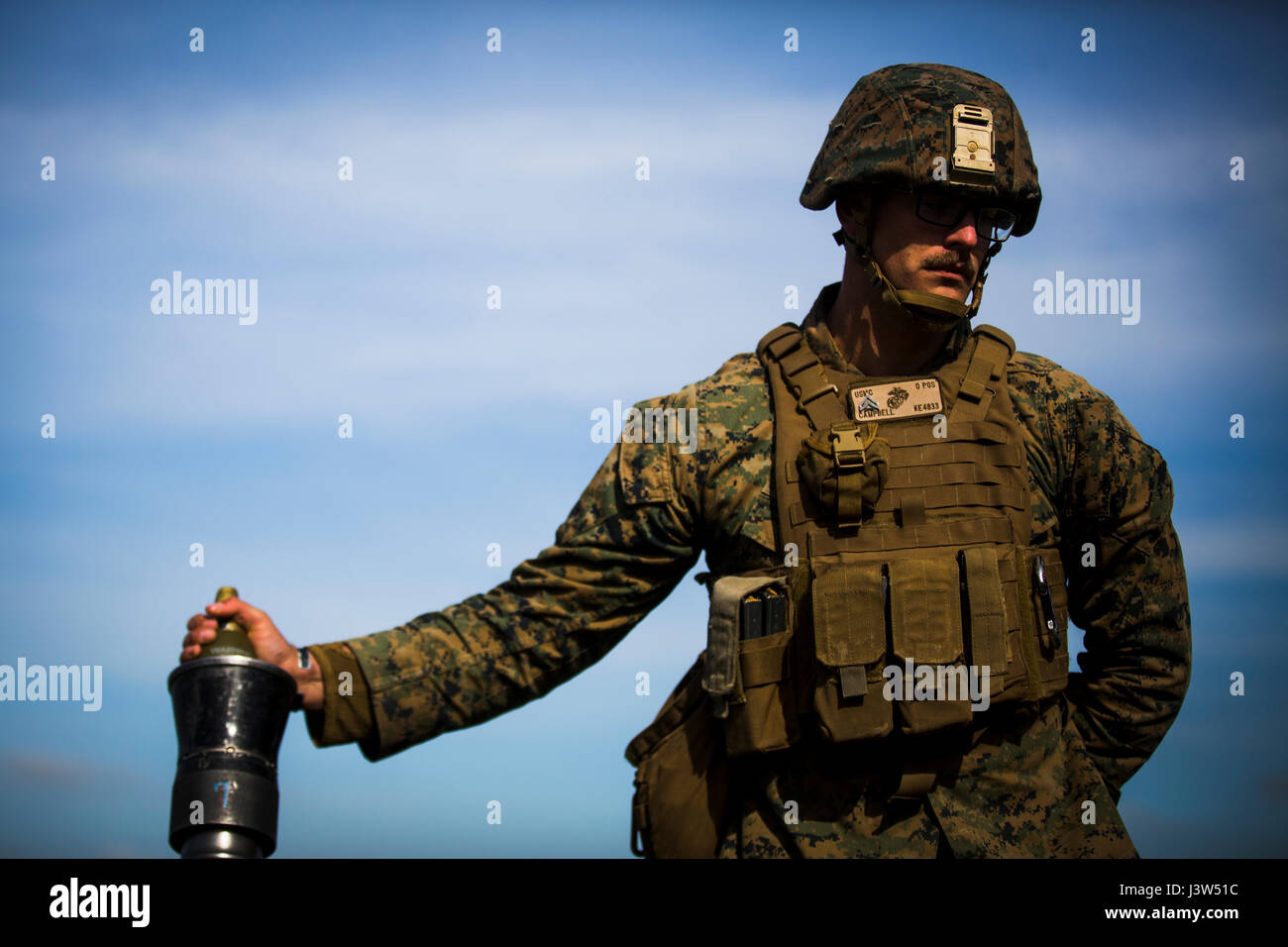 U.S. Marine Cpl. Kyle Campbell, a heavy equipment operator with Black ...