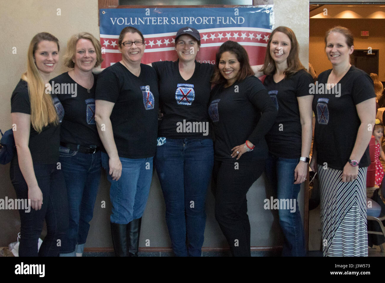 The ladies of the Volunteer Support Fund take a break during the 26th ...