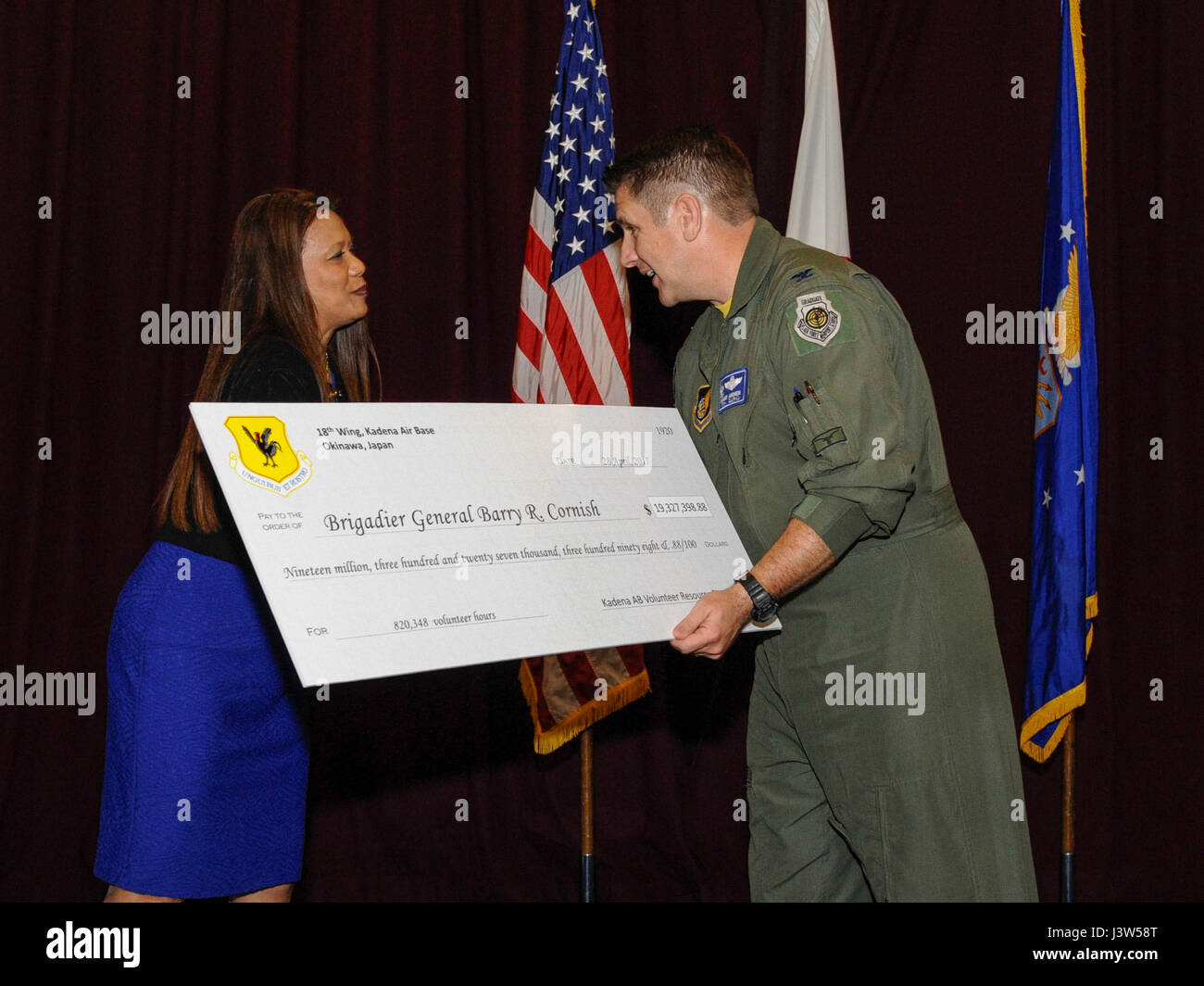 U.S. Air Force Col. Christopher Amrhein, 18th Wing vice commander ...
