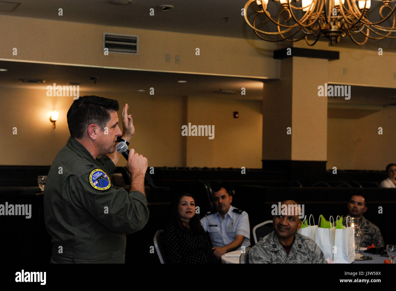 U.S. Air Force Col. Christopher Amrhein, 18th Wing vice commander ...
