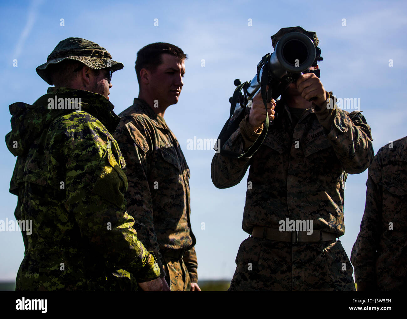 U.S. Marine Lance Cpl. John Patton, and Lance Cpl. Tristin Kennedy ...
