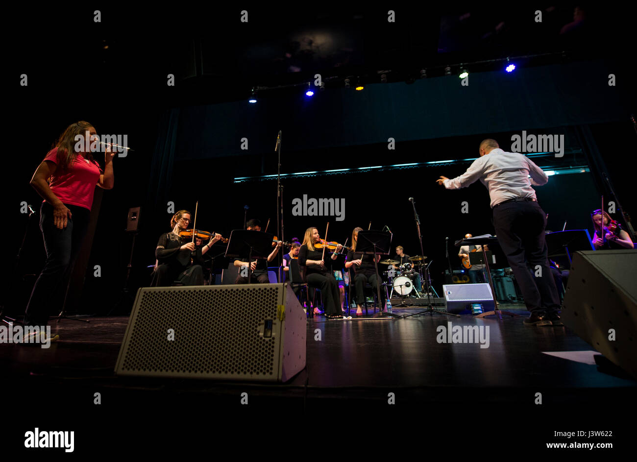 Master Sgt. Alyson Jones, U.S. Air Forces Central Command band vocalist ...