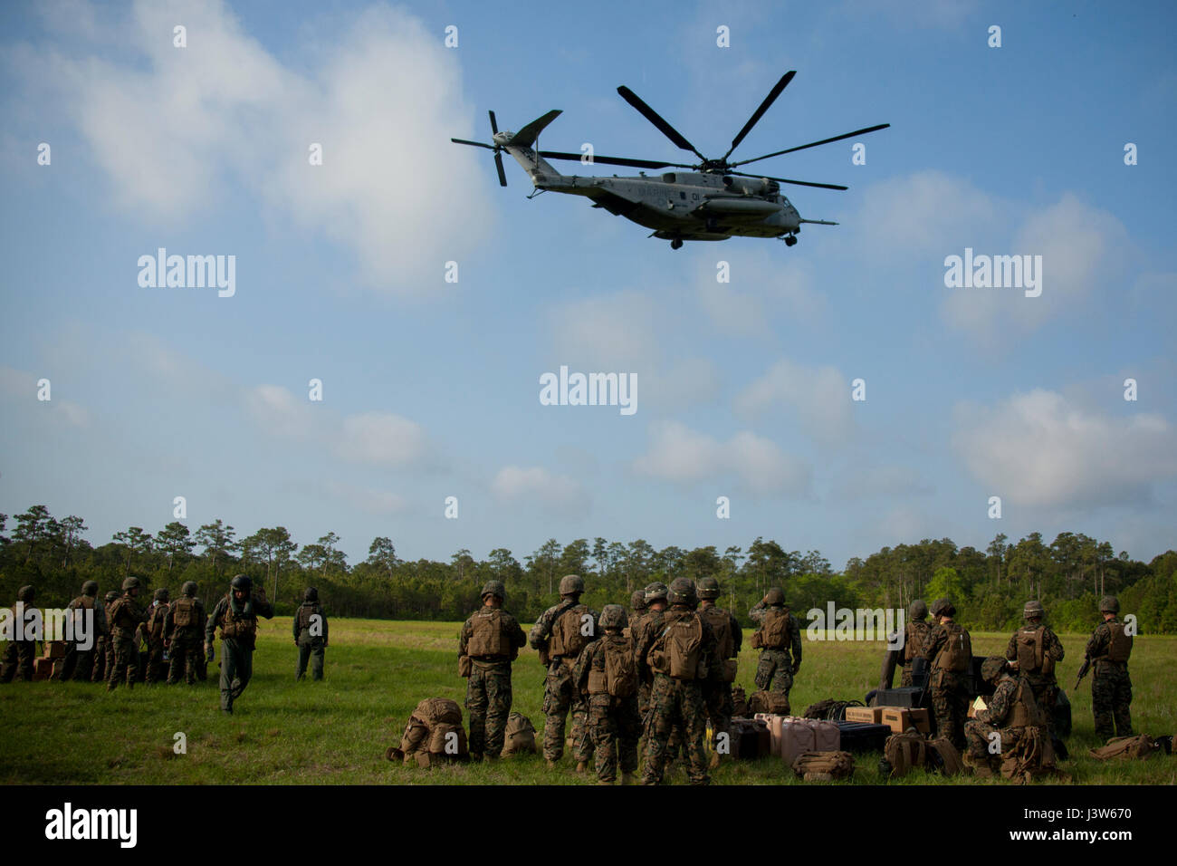 Marines and sailors with the Forward Command Element, Special Purpose ...
