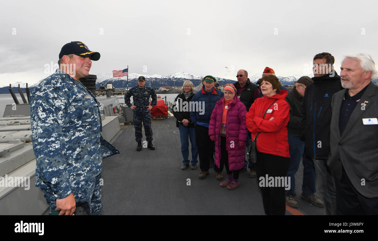 170429-N-WX604-829 HOMER, Alaska. (April 29, 2017) Cmdr. J.D. Gainey ...