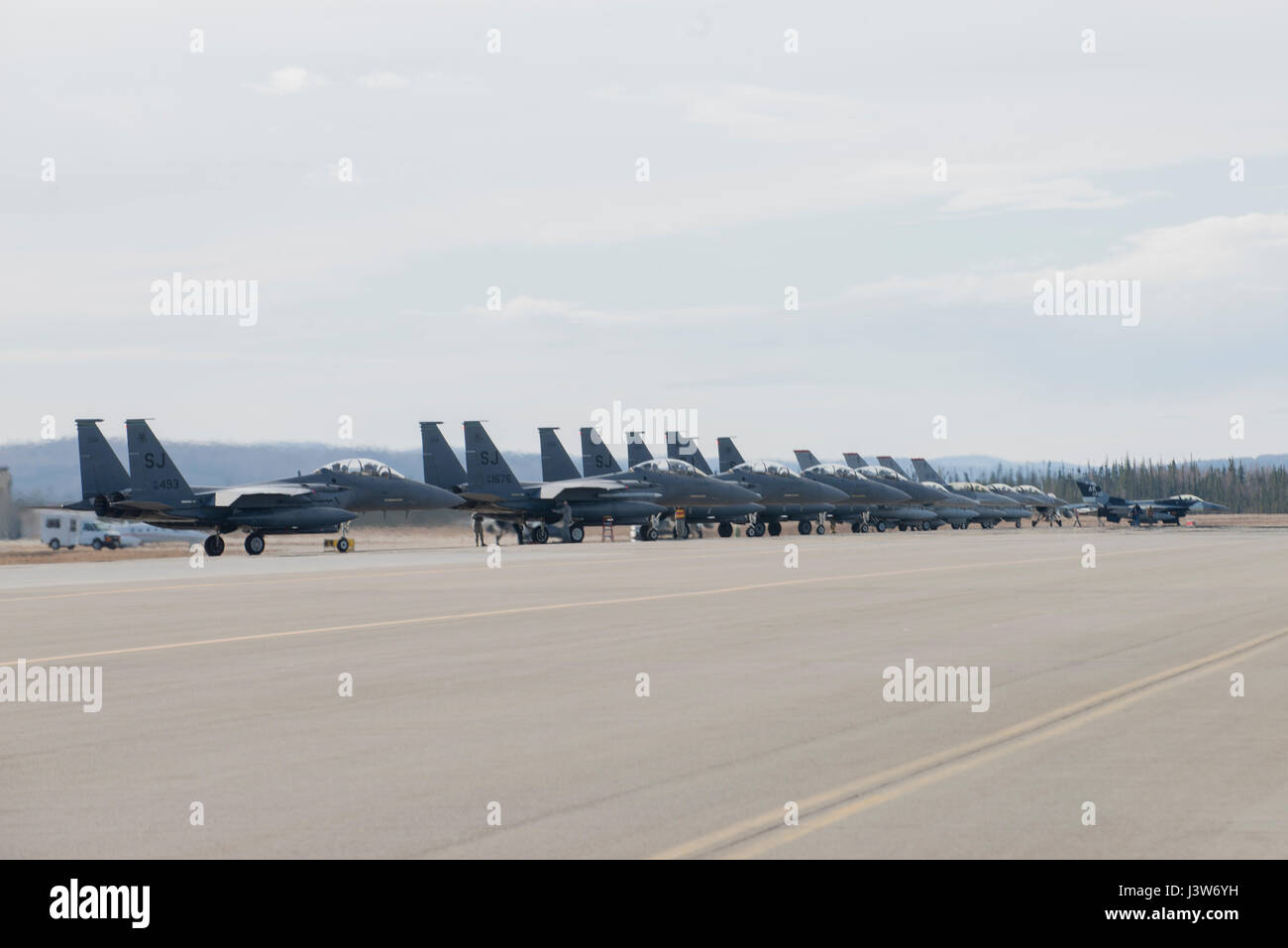 EIELSON AIR FORCE BASE, Alaska – U.S. Air Force aircraft assigned to ...