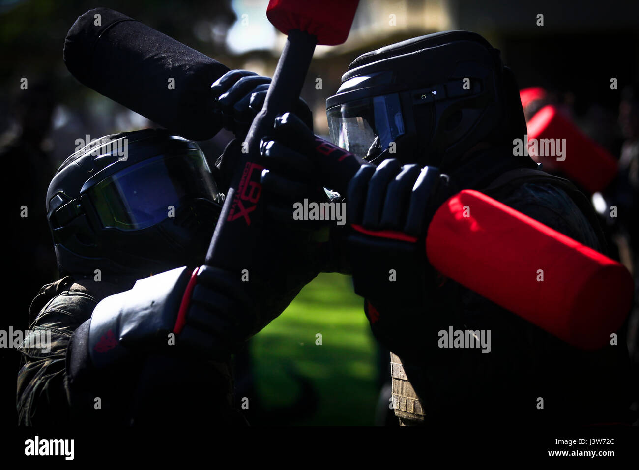 Marines with the 11th Marine Expeditionary Unit, participate in a pugil ...
