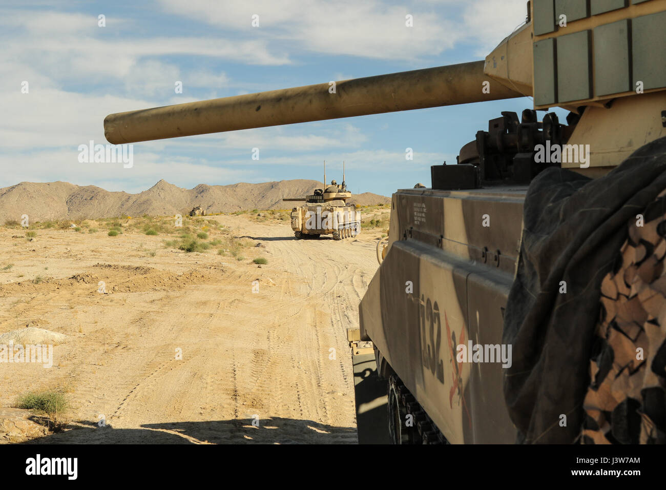 FORT IRWIN, Calif. — OPFOR Surrogate Vehicles and Main Battle Tanks ...