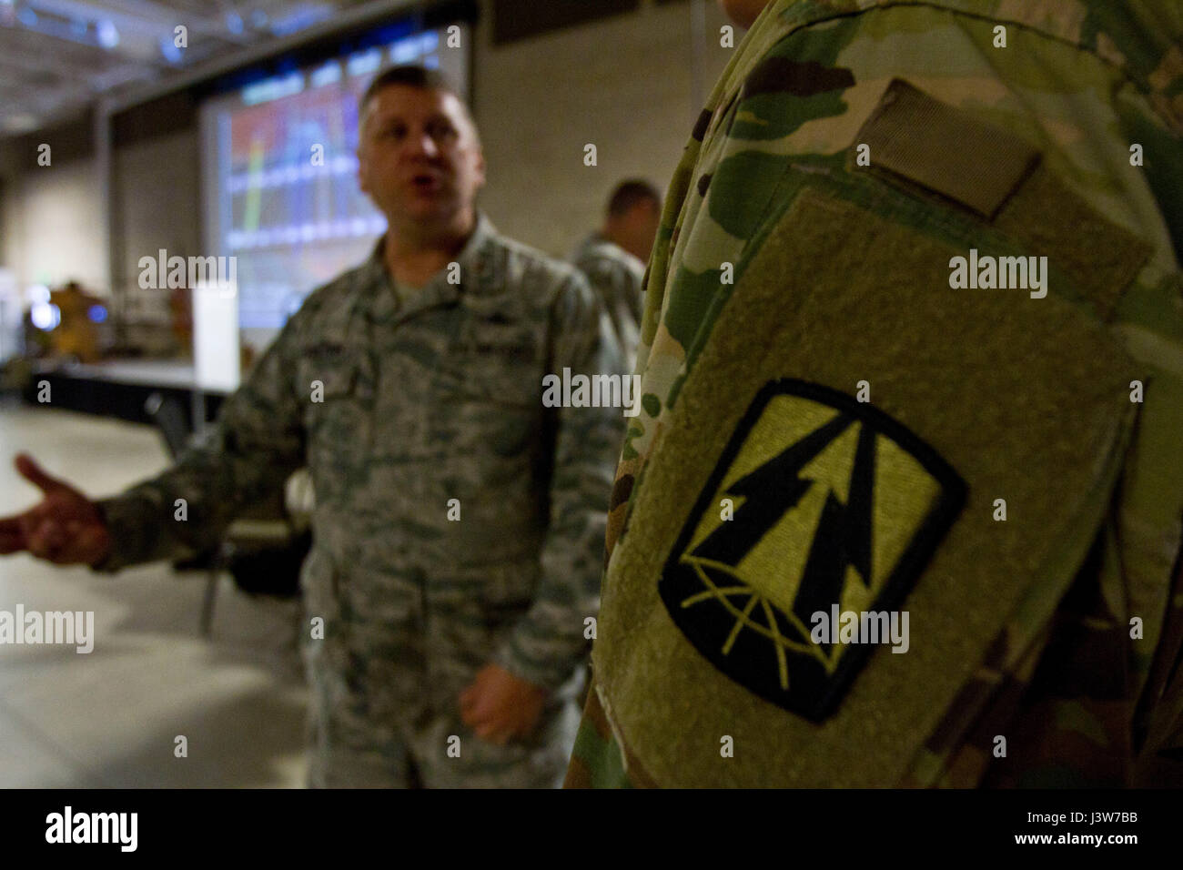 Maj. Michael Ehrstein, Air National Guard cyber space information team ...